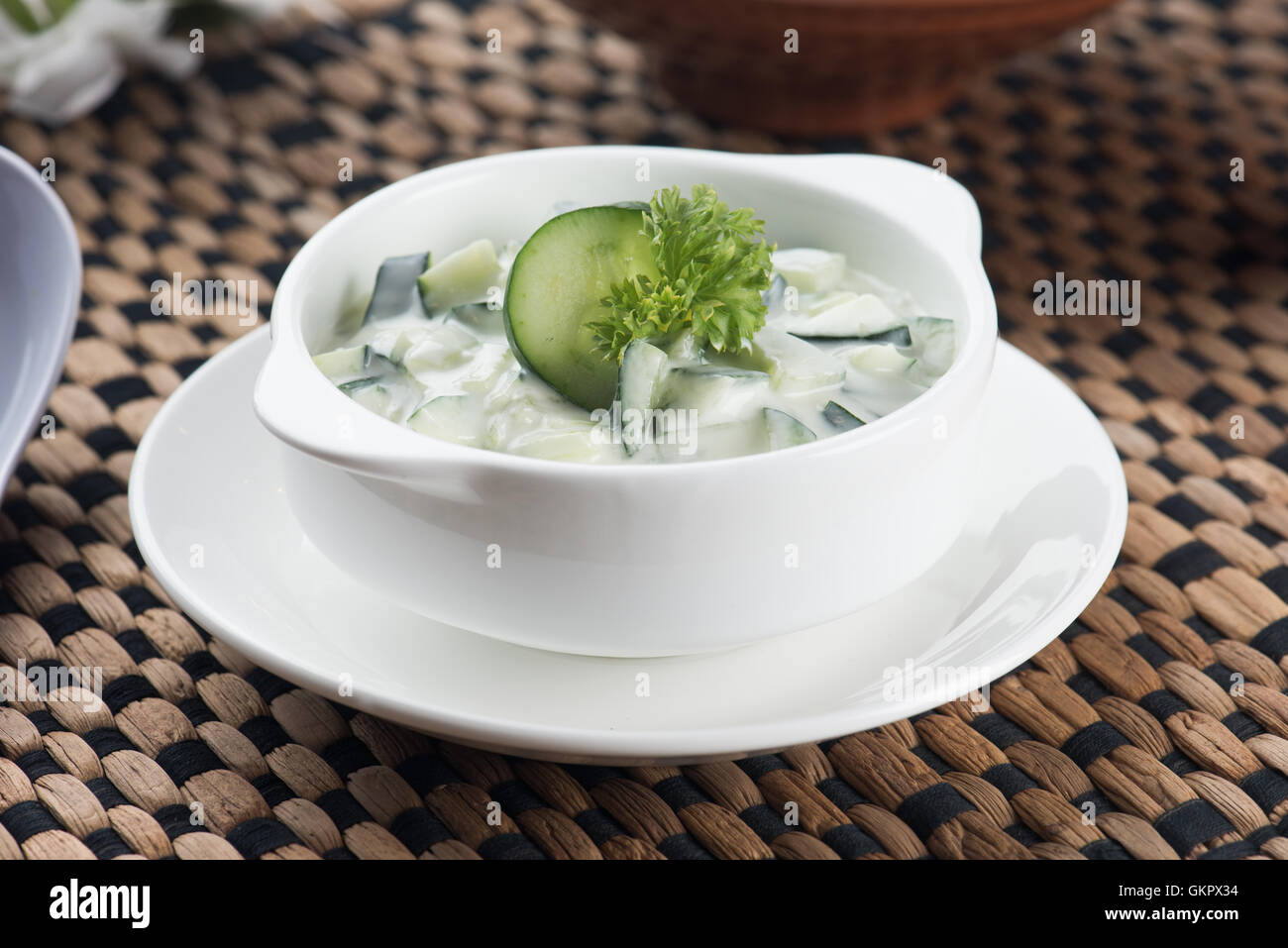 arabic cucumber salad Stock Photo - Alamy