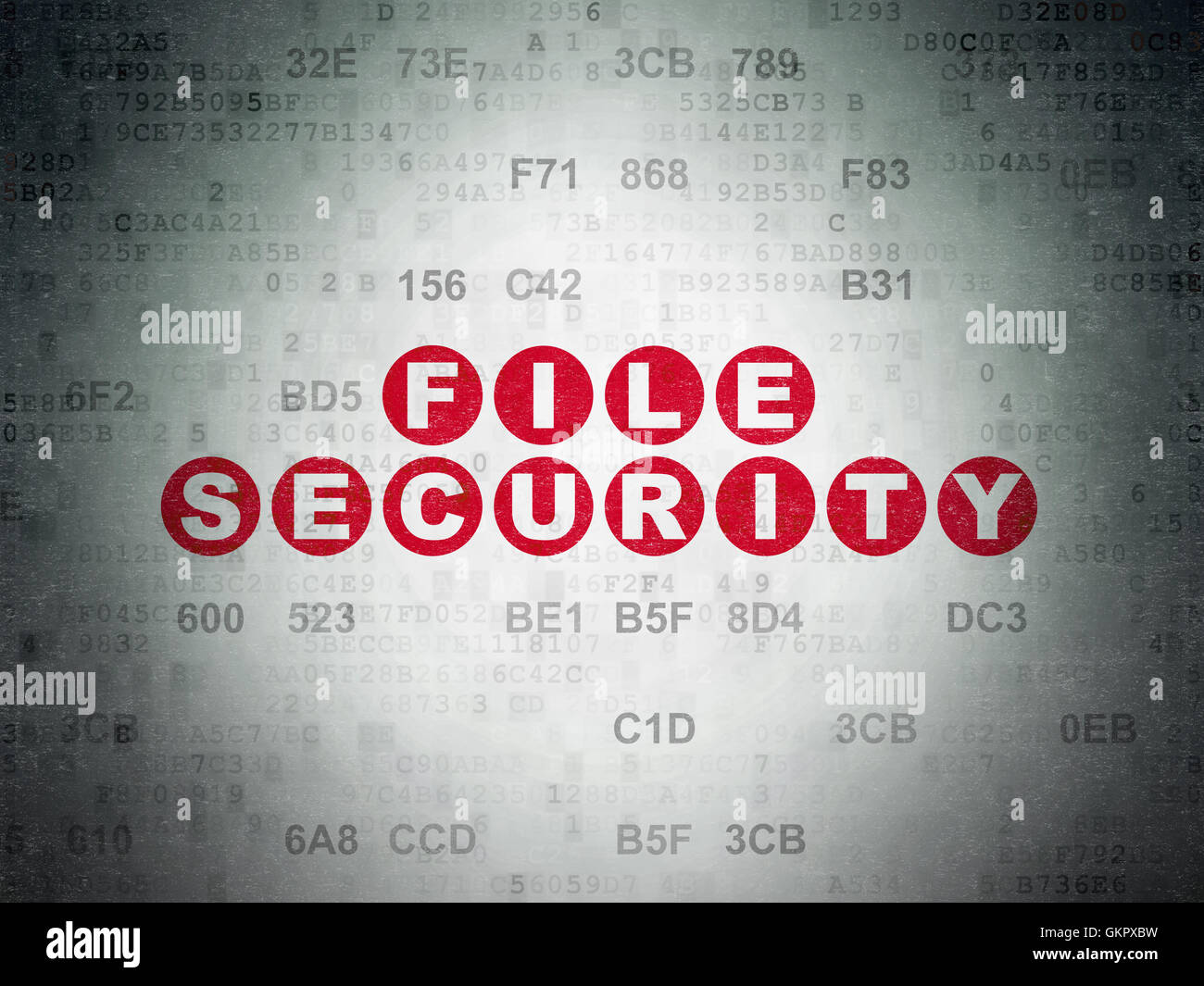 Privacy concept: File Security on Digital Data Paper background Stock ...