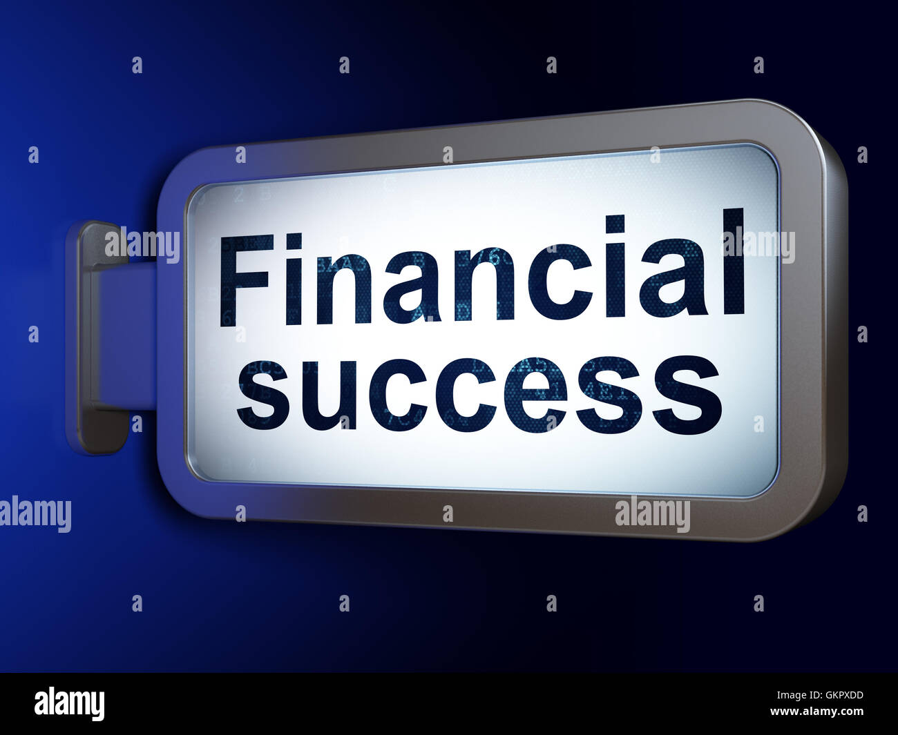 Banking concept: Financial Success on billboard background Stock Photo ...
