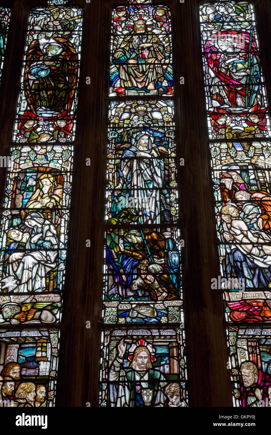 Stained Glass Window, Holy Trinity Parish Church, St Andrews; Scotland ...