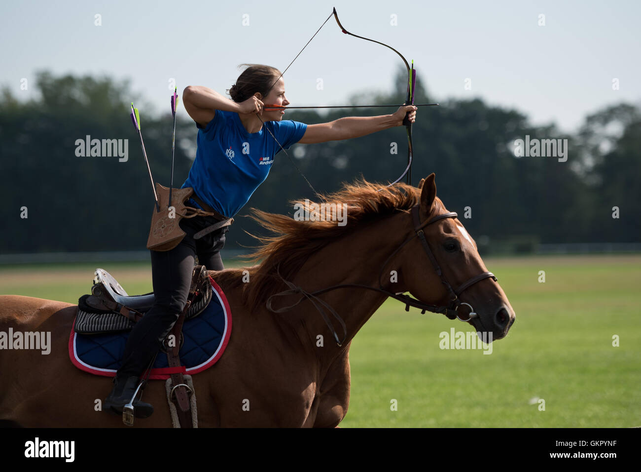Horseback archery hi-res stock photography and images - Alamy