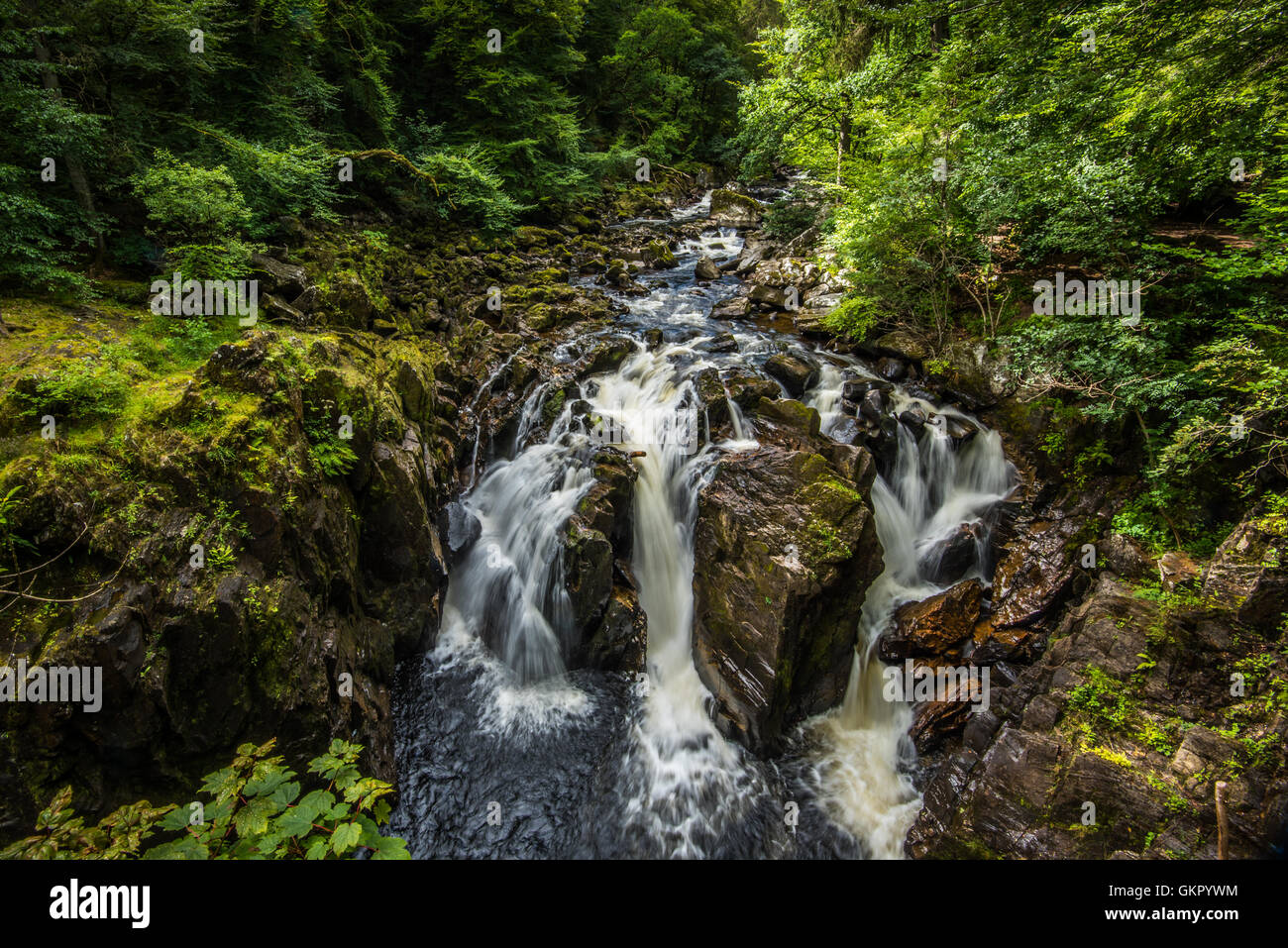 The Hermitage, Black Linn Falls in Perthshire Scotland Stock Photo - Alamy