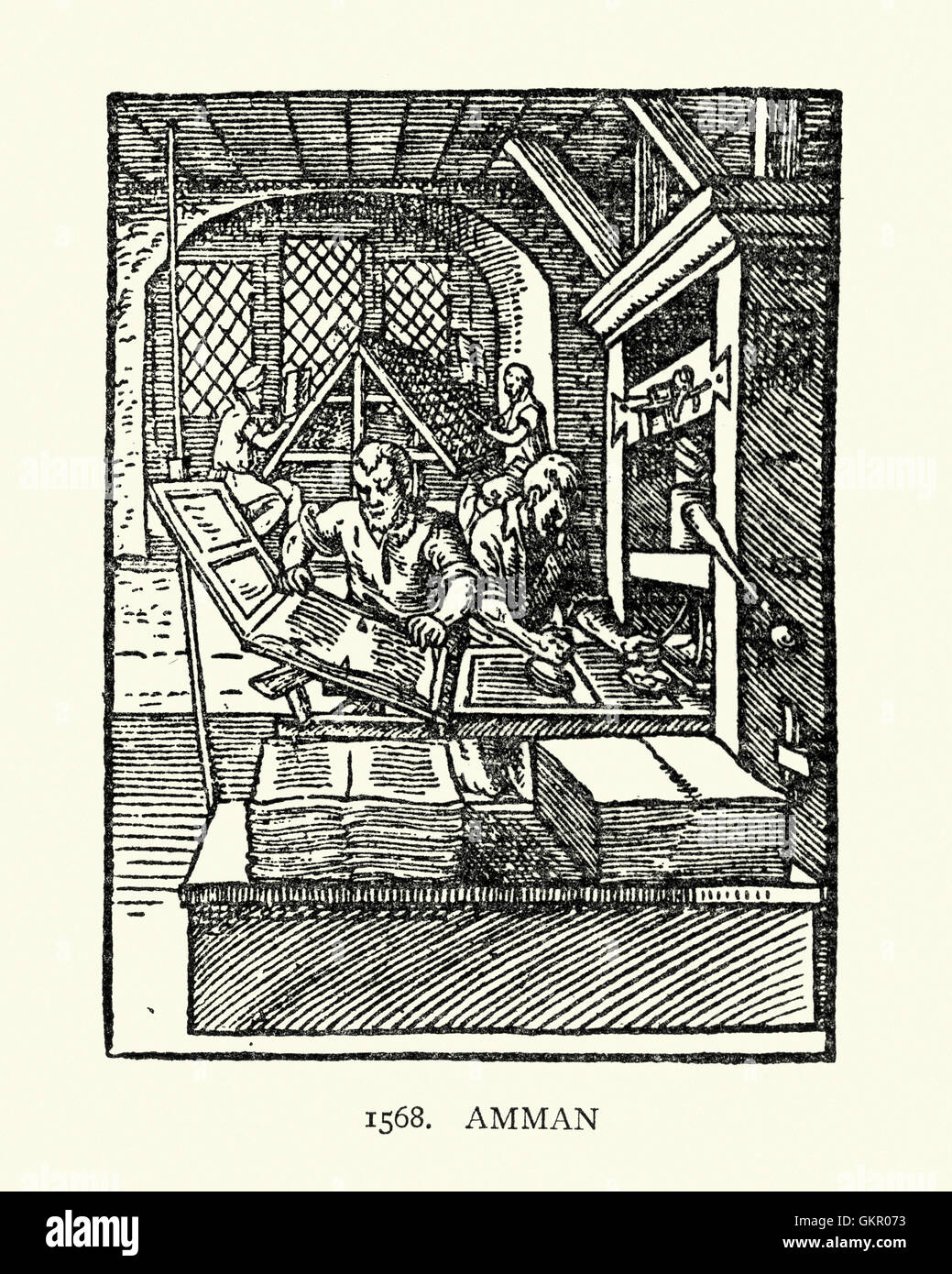 Medieval printers hi-res stock photography and images - Alamy