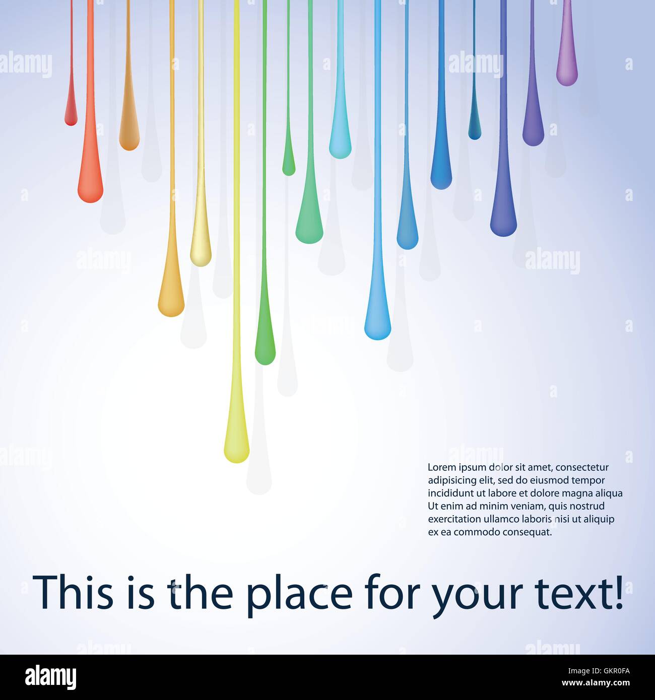 Colorful paint dripping background Stock Vector Image & Art - Alamy