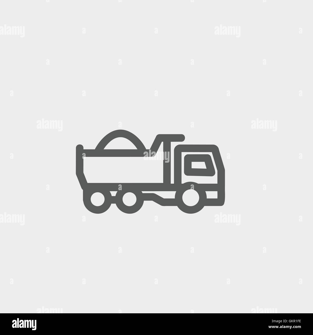 Heavy large quarry dump Stock Vector Images - Alamy