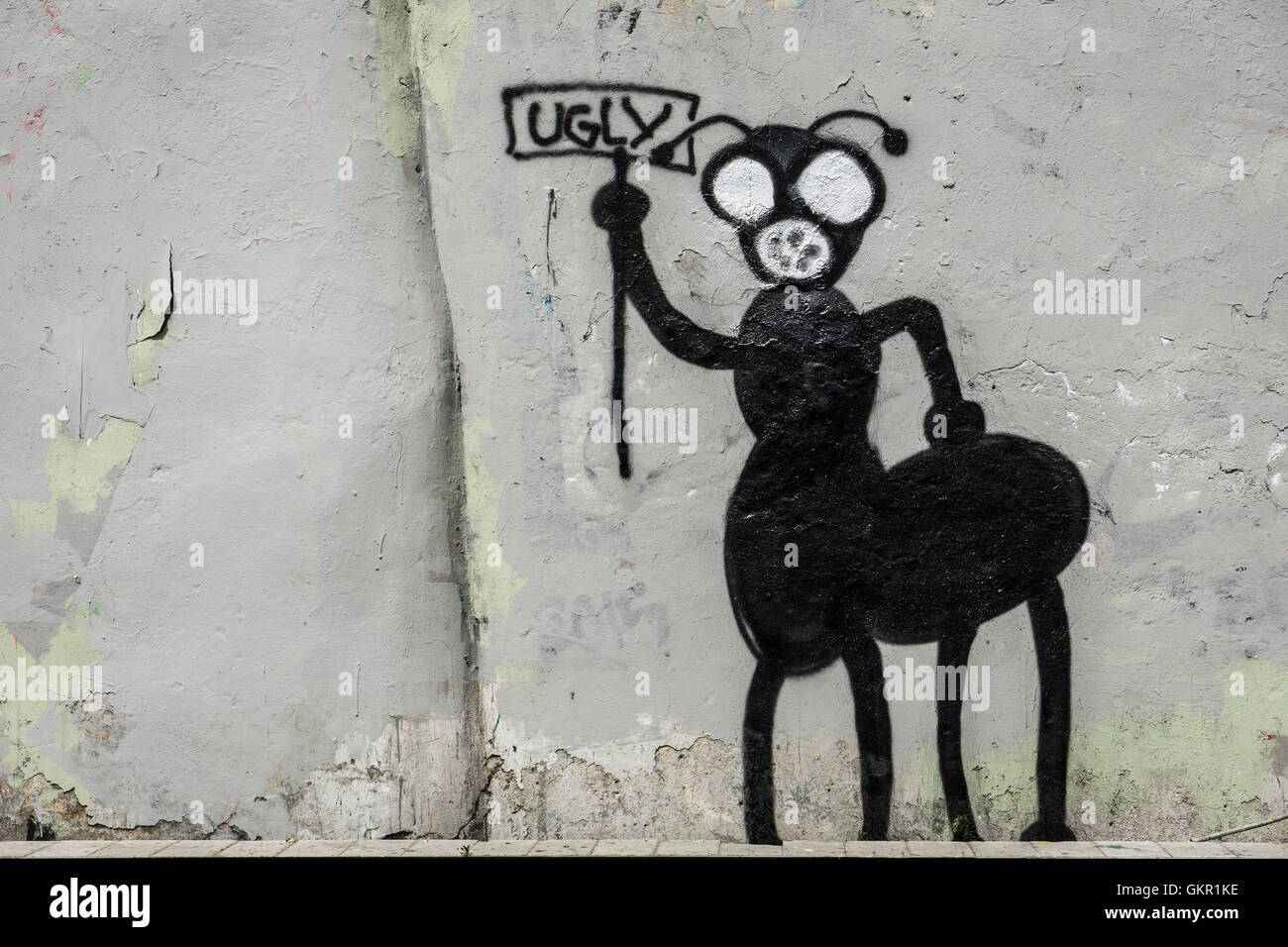 protest painting on a urban wall Stock Photo - Alamy