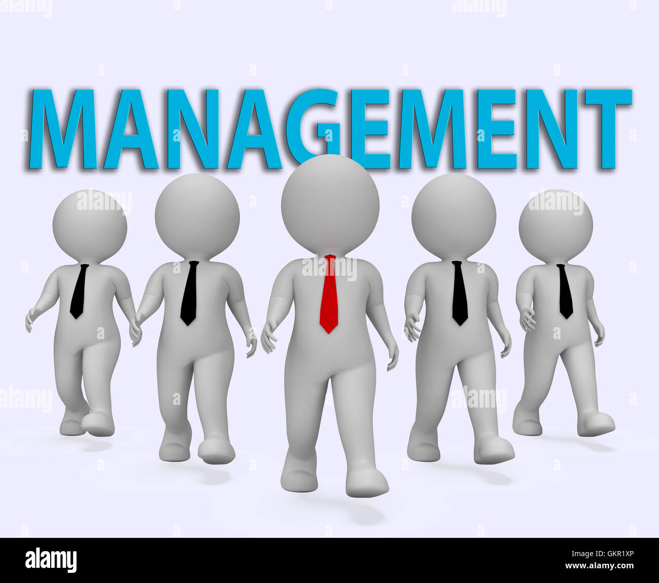 ingManagement Bosses Shows Managing Directors 3d Rendering Stock Photo ...