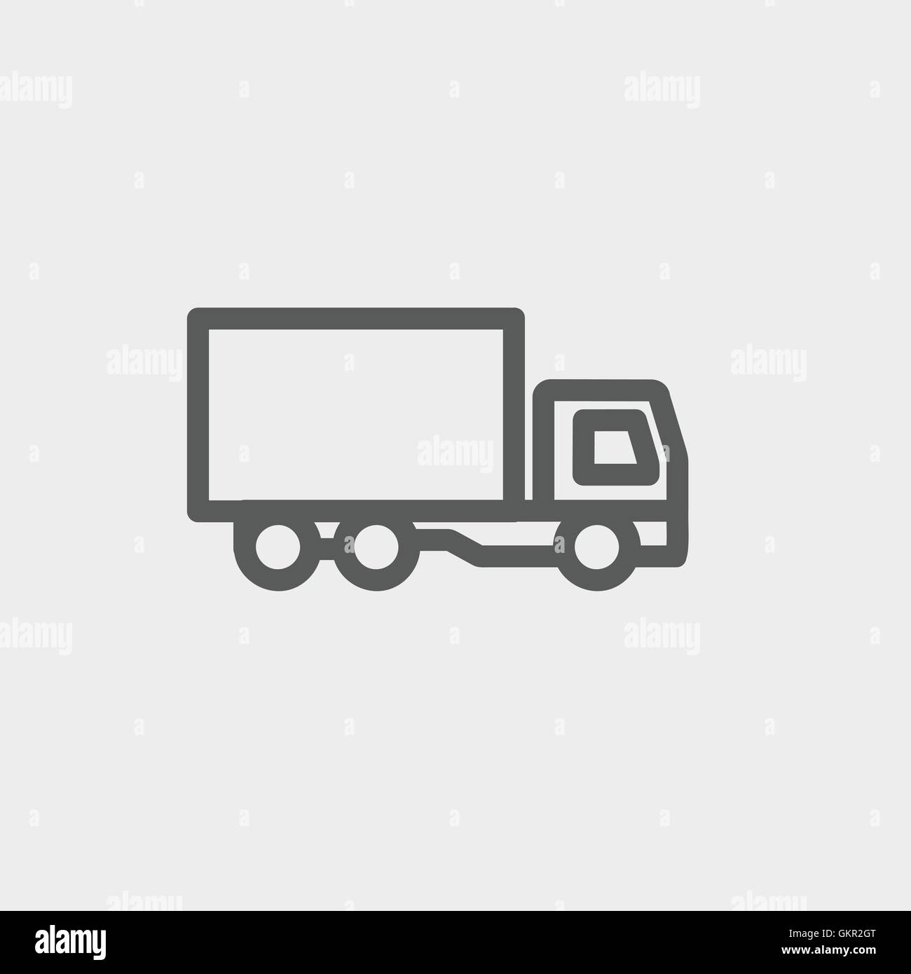 Cargo truck icon Stock Vector Images - Alamy