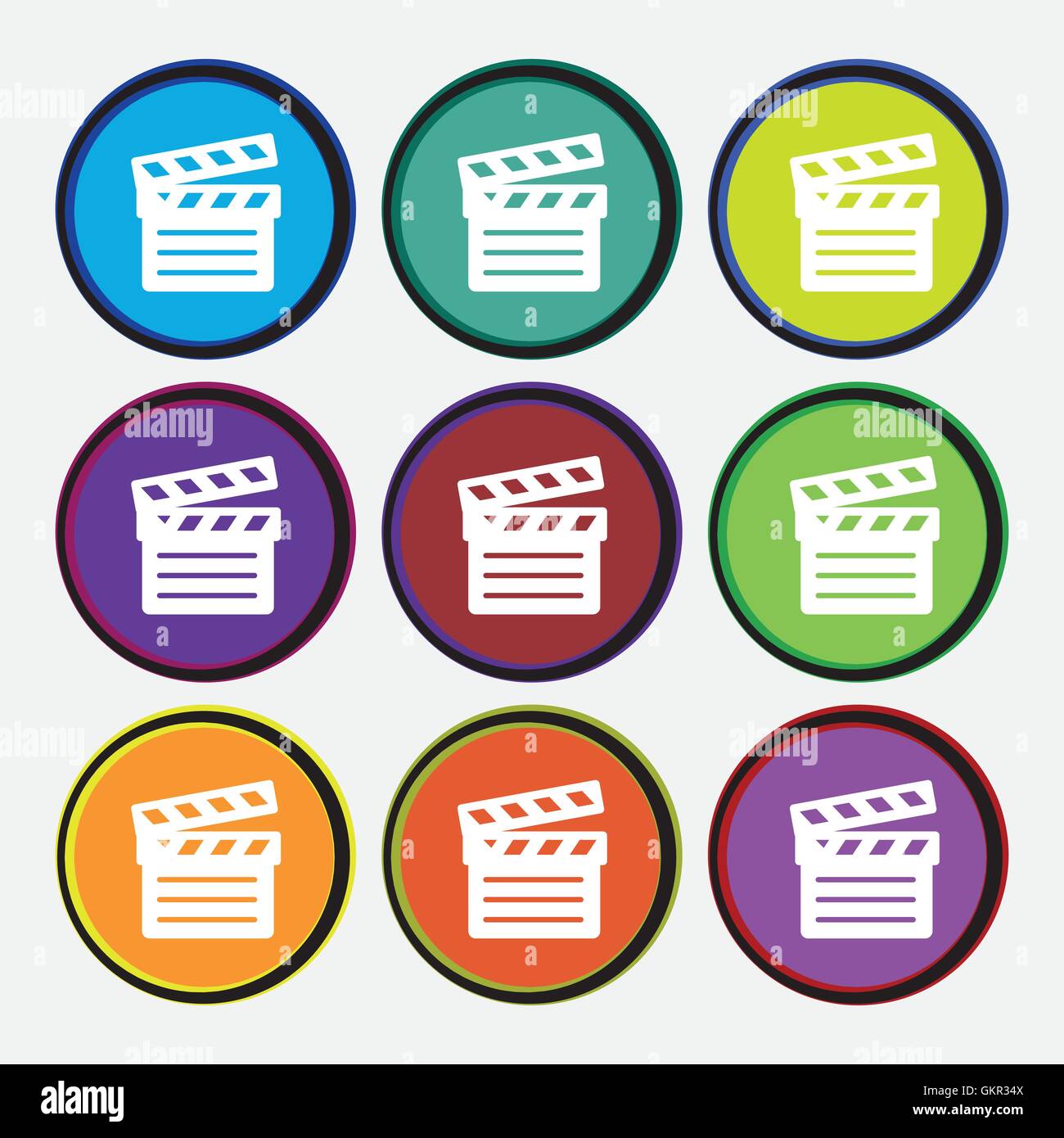 Clapperboard plate hi-res stock photography and images - Alamy