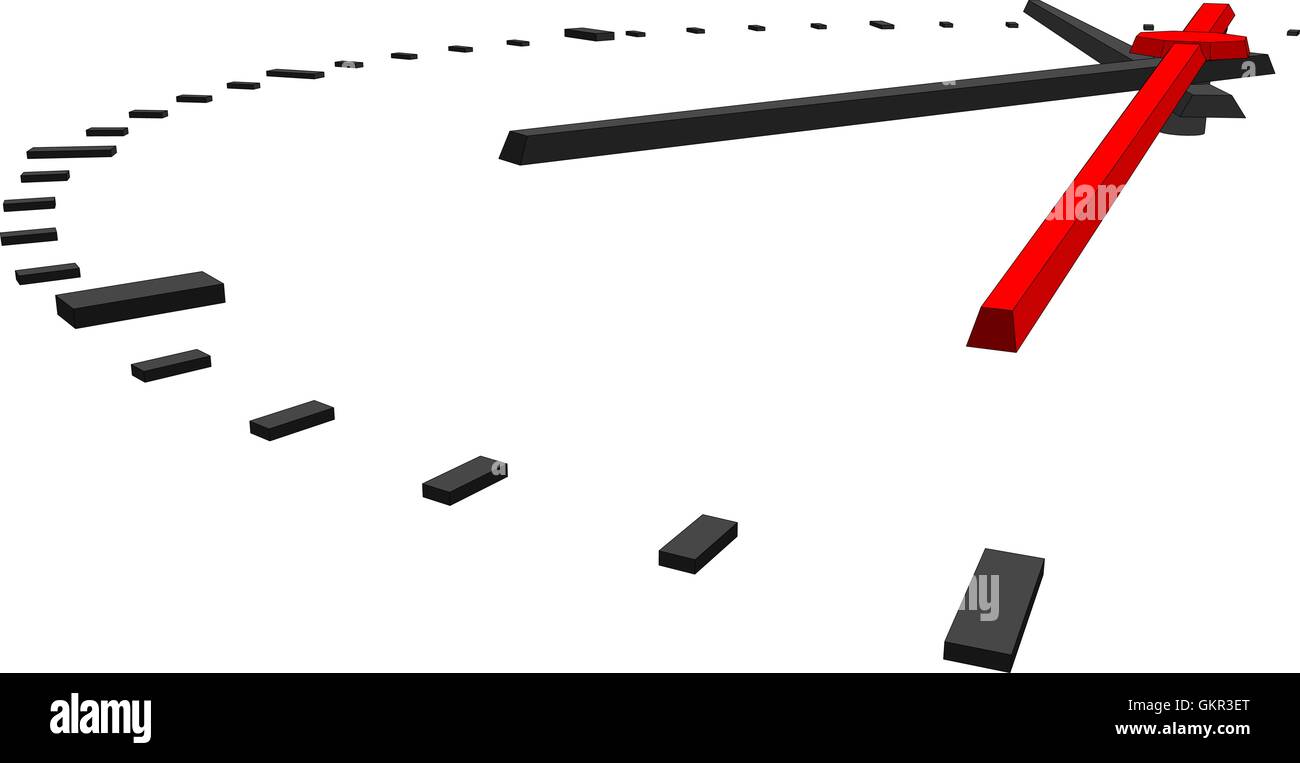 Round clock time hour hi-res stock photography and images - Alamy