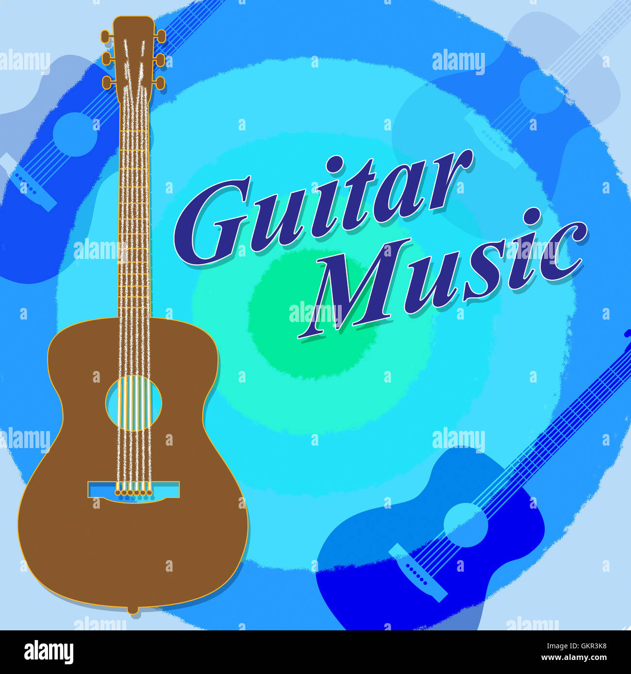 Guitar Music Shows Acoustic Guitarist Rock Musicians Stock Photo - Alamy