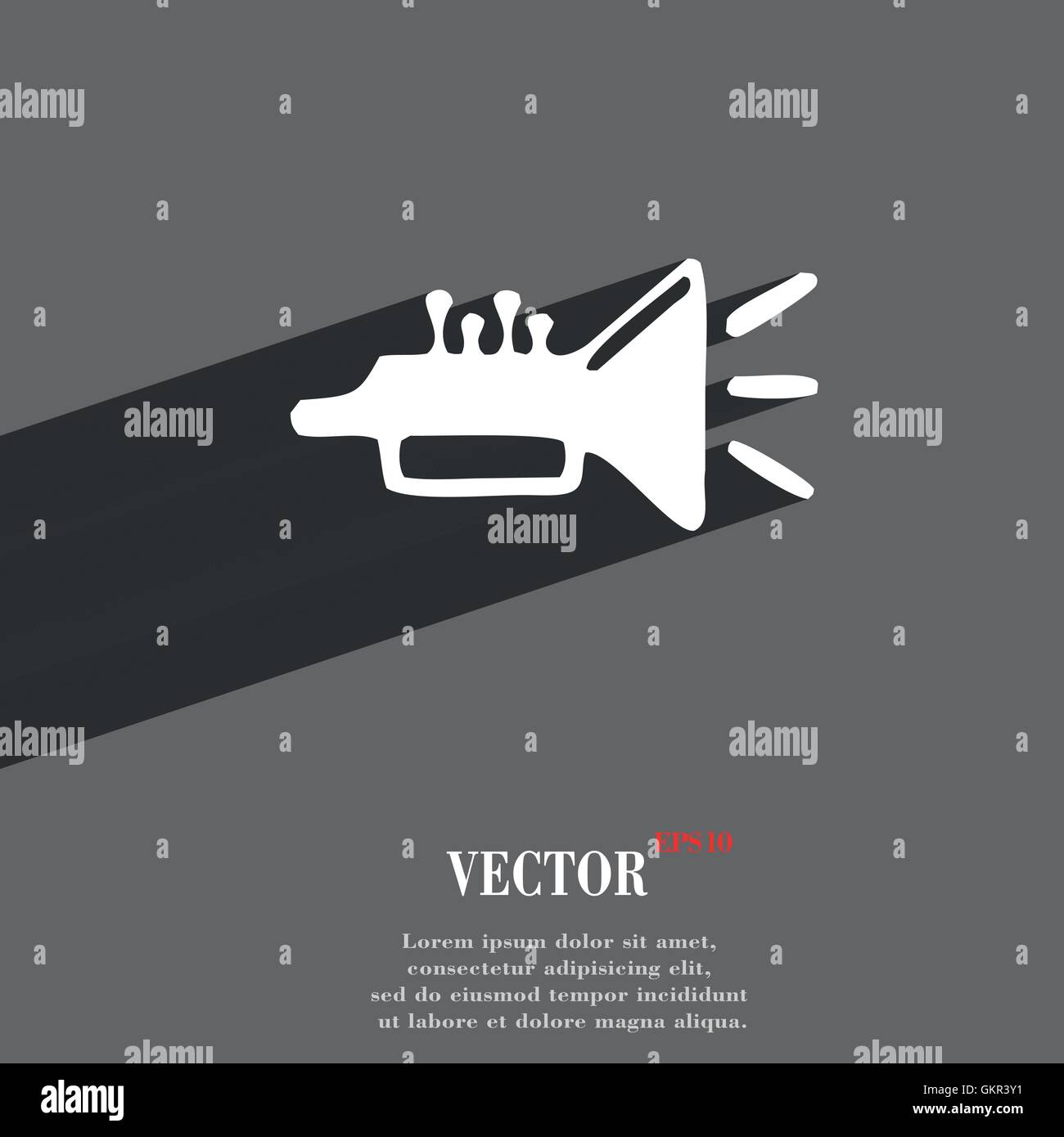 Steam trumpet Stock Vector Images - Alamy