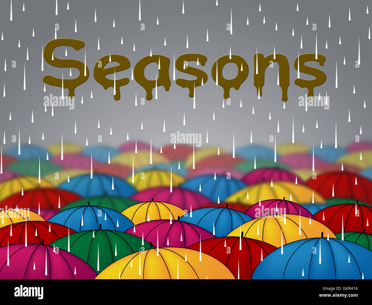 Rainy Season Indicating Overcast Downpour And Storm Stock Photo - Alamy