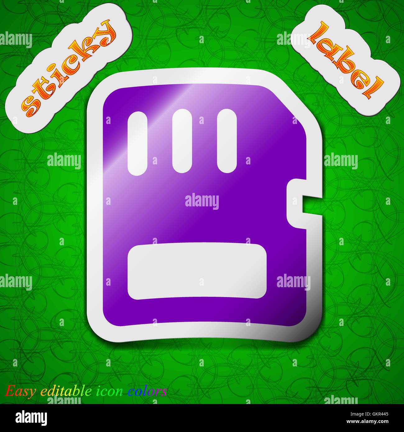 Compact flash symbol Stock Vector Images - Alamy
