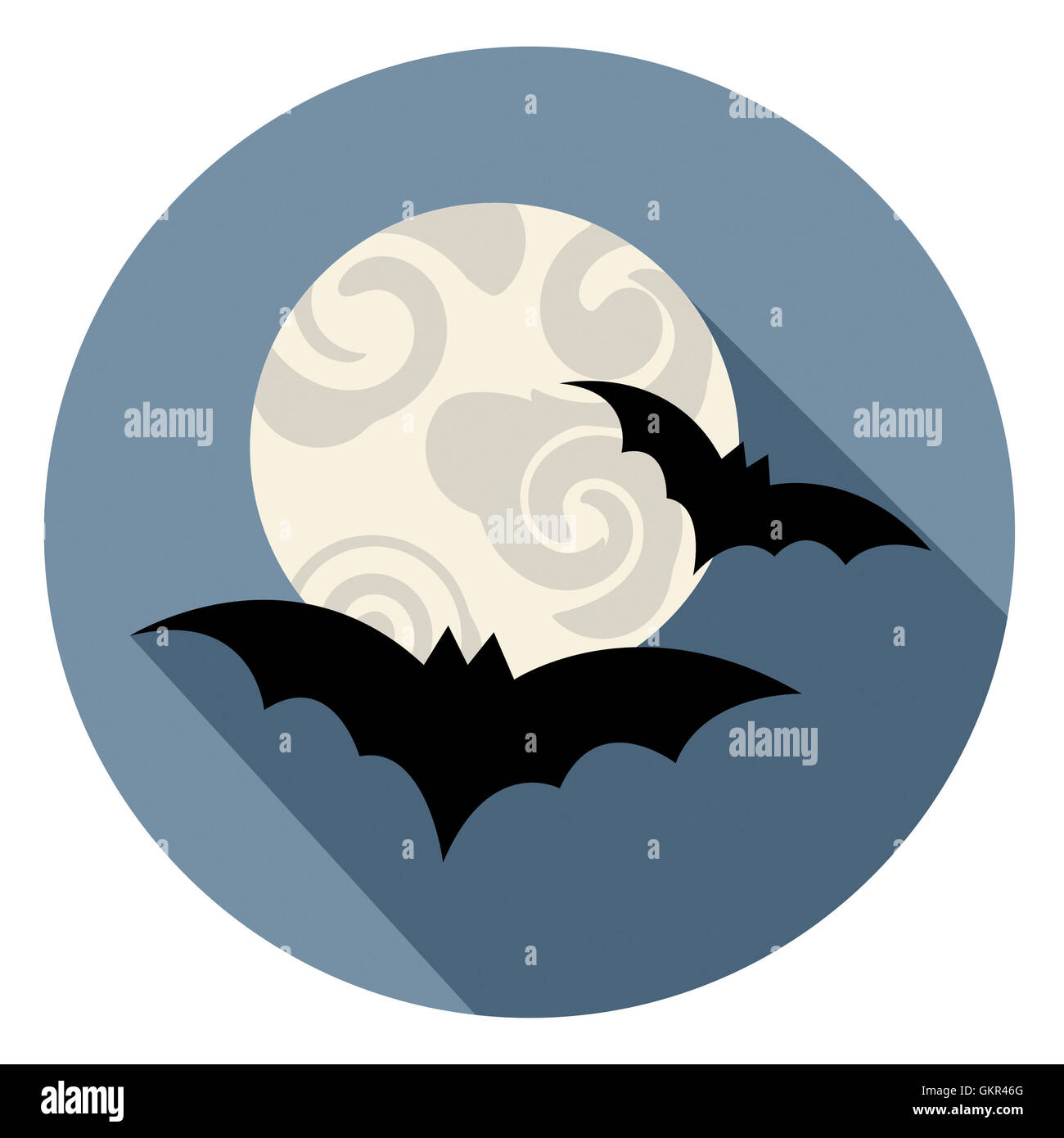 Halloween Bats Icon Meaning Spooky Horror Symbol Stock Photo - Alamy