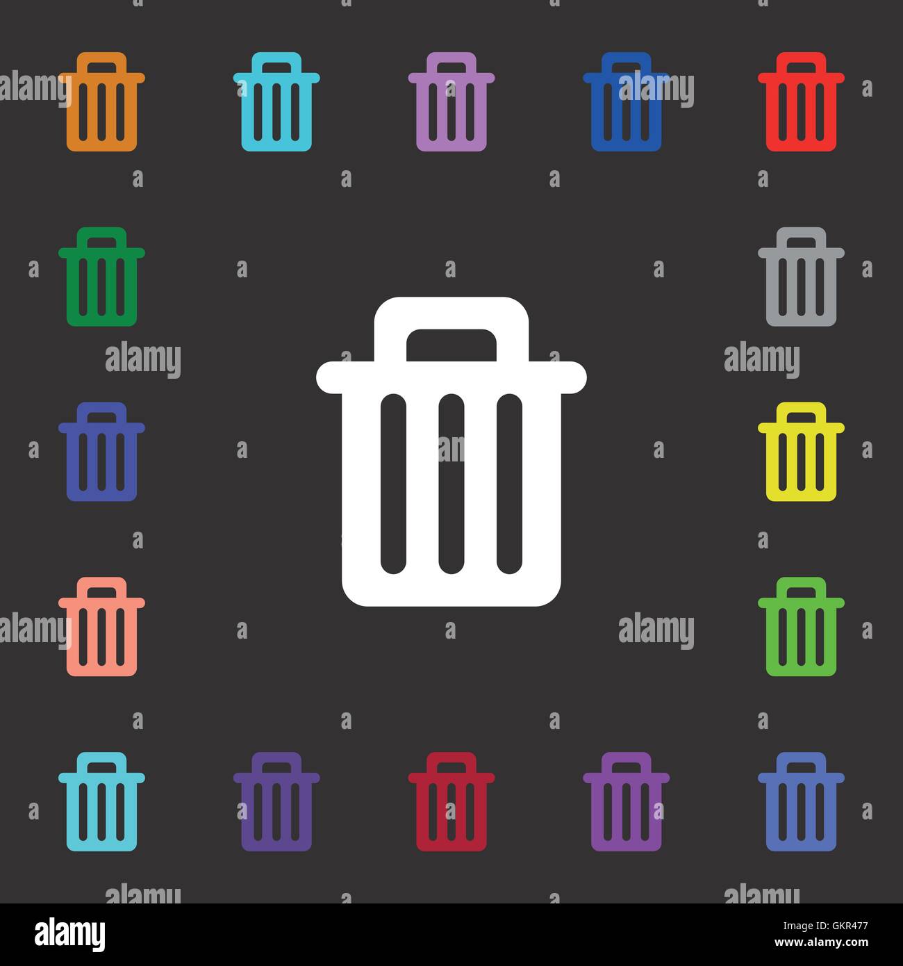 Plastic recycling symbols hi-res stock photography and images - Alamy