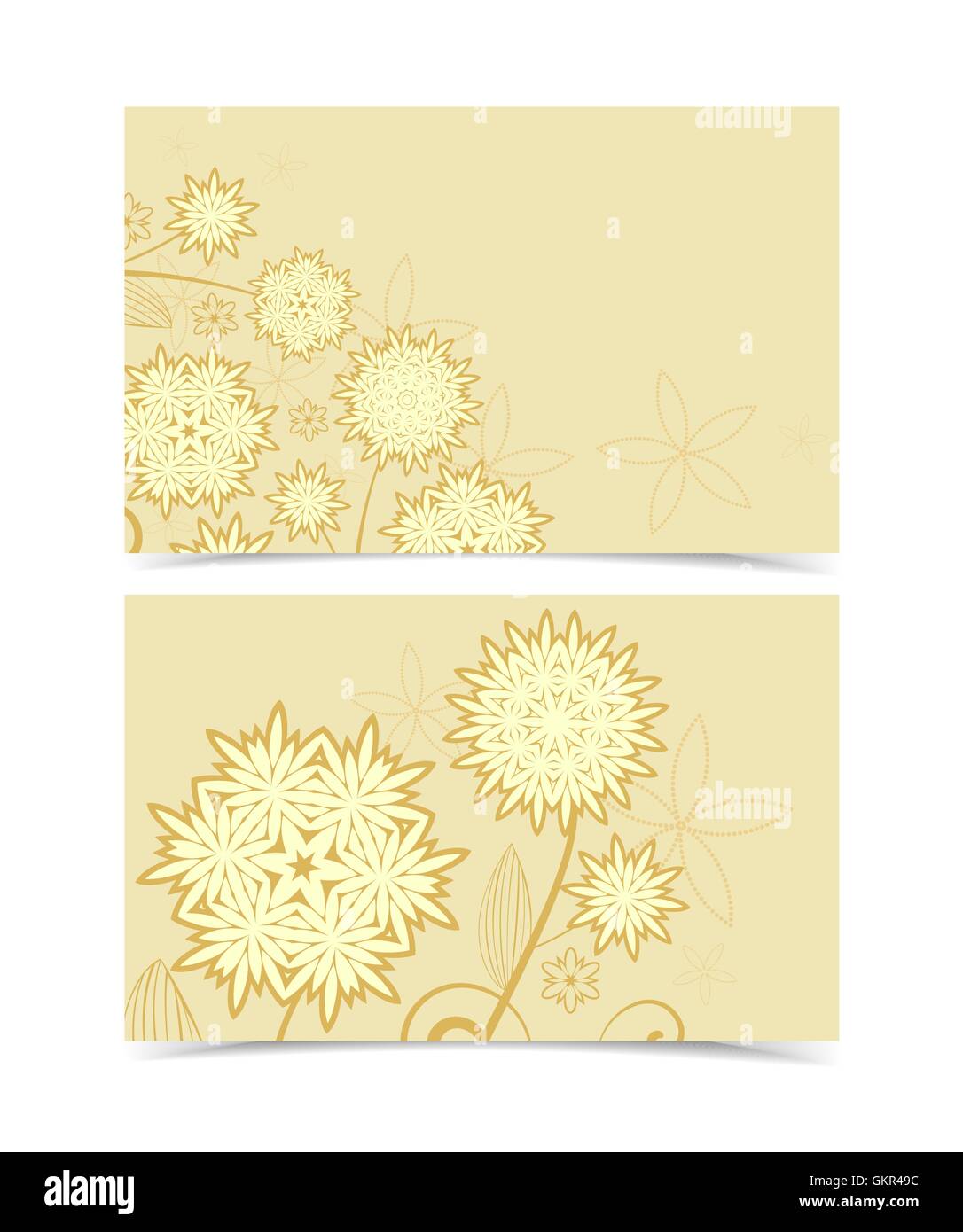 Business card design retro Stock Vector Images - Alamy