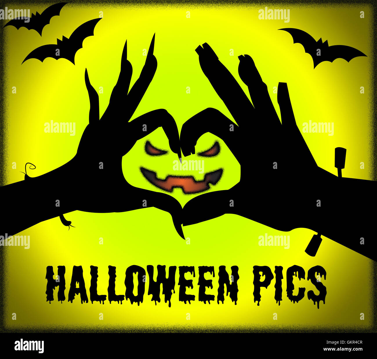 Halloween Pics Showing Spooky Pictures Or Images Stock Photo - Alamy