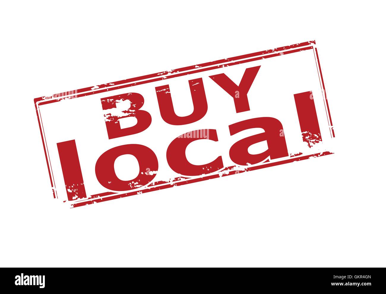 Buy local sign Stock Vector Images - Alamy