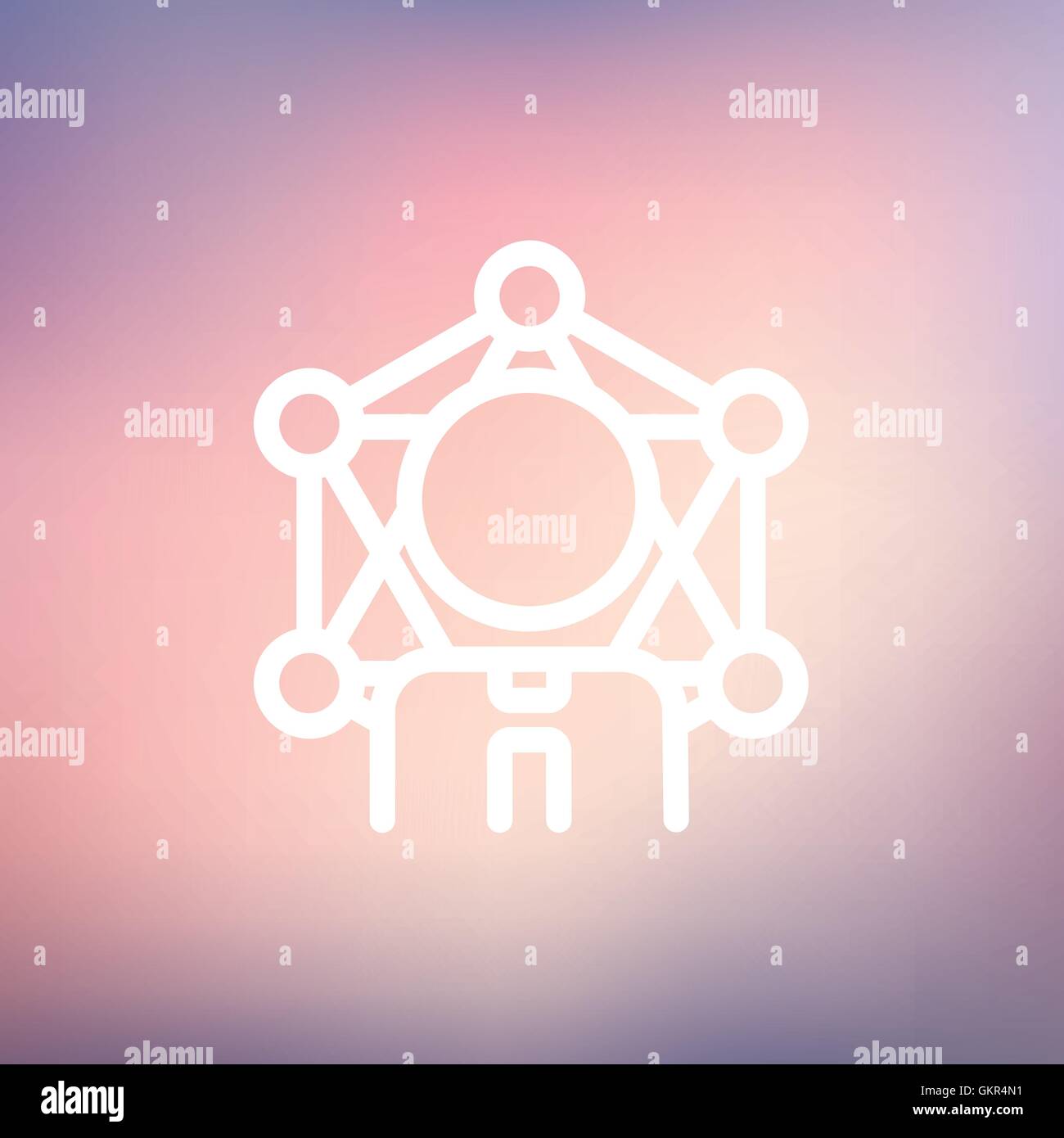 Brain power thin line Stock Vector Images - Alamy