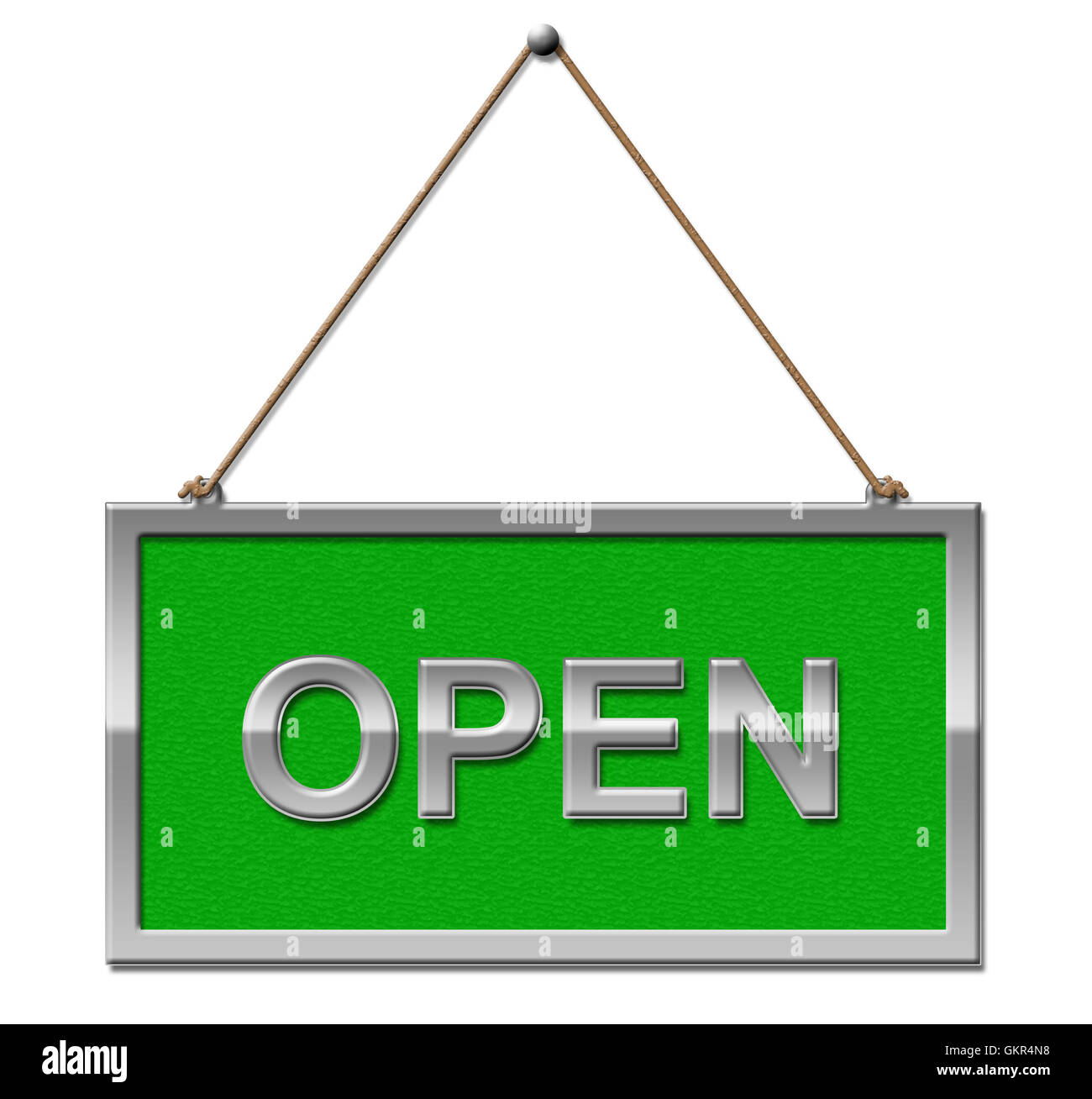 Open Sign Representing Grand Opening Or Launch Stock Photo - Alamy