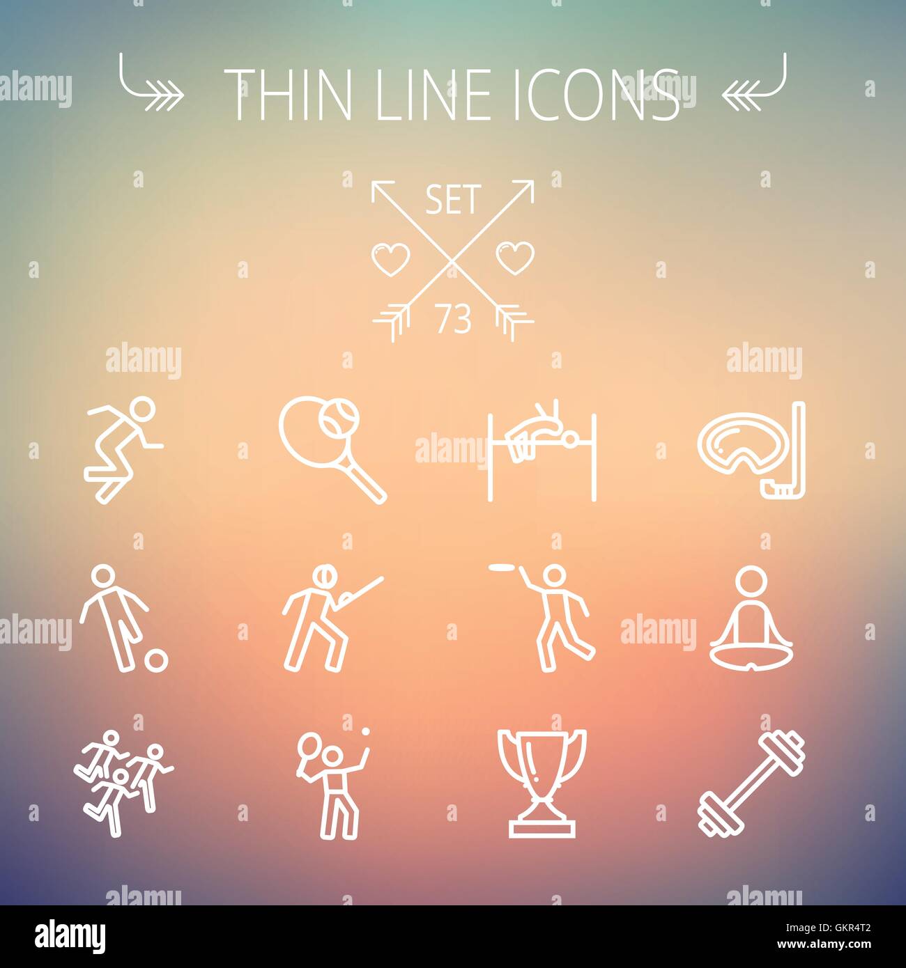 Soccer icons set outline Stock Vector Images - Alamy