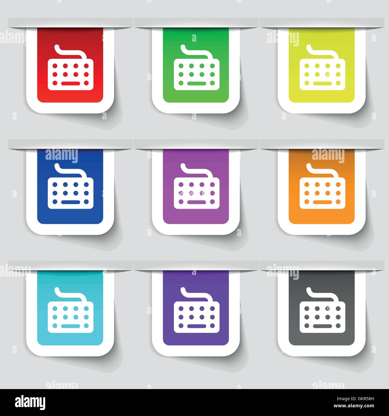 Modern labels hi-res stock photography and images - Alamy