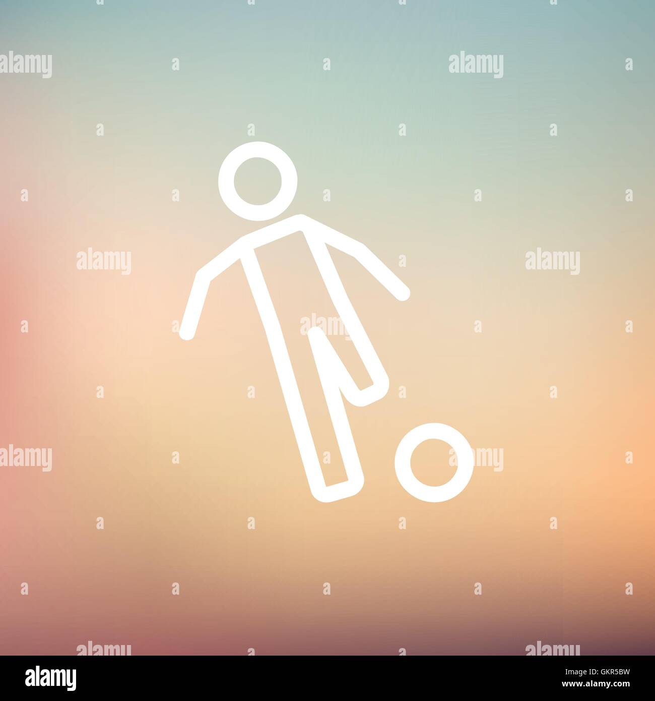 Football player vector hi-res stock photography and images - Alamy