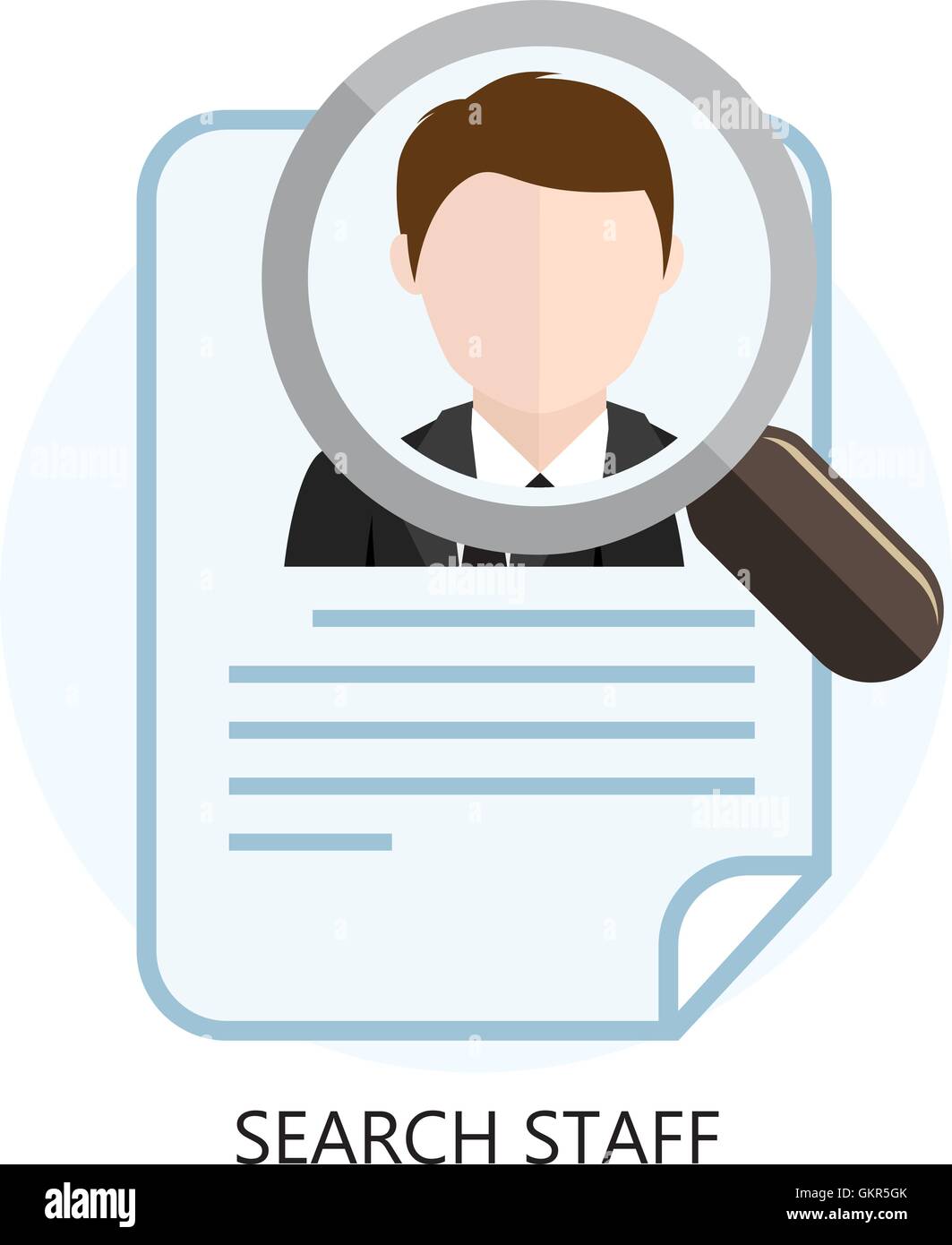 Professional staff vector hi-res stock photography and images - Alamy