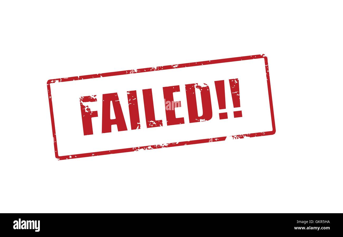 Failed stamp Stock Vector Images - Alamy