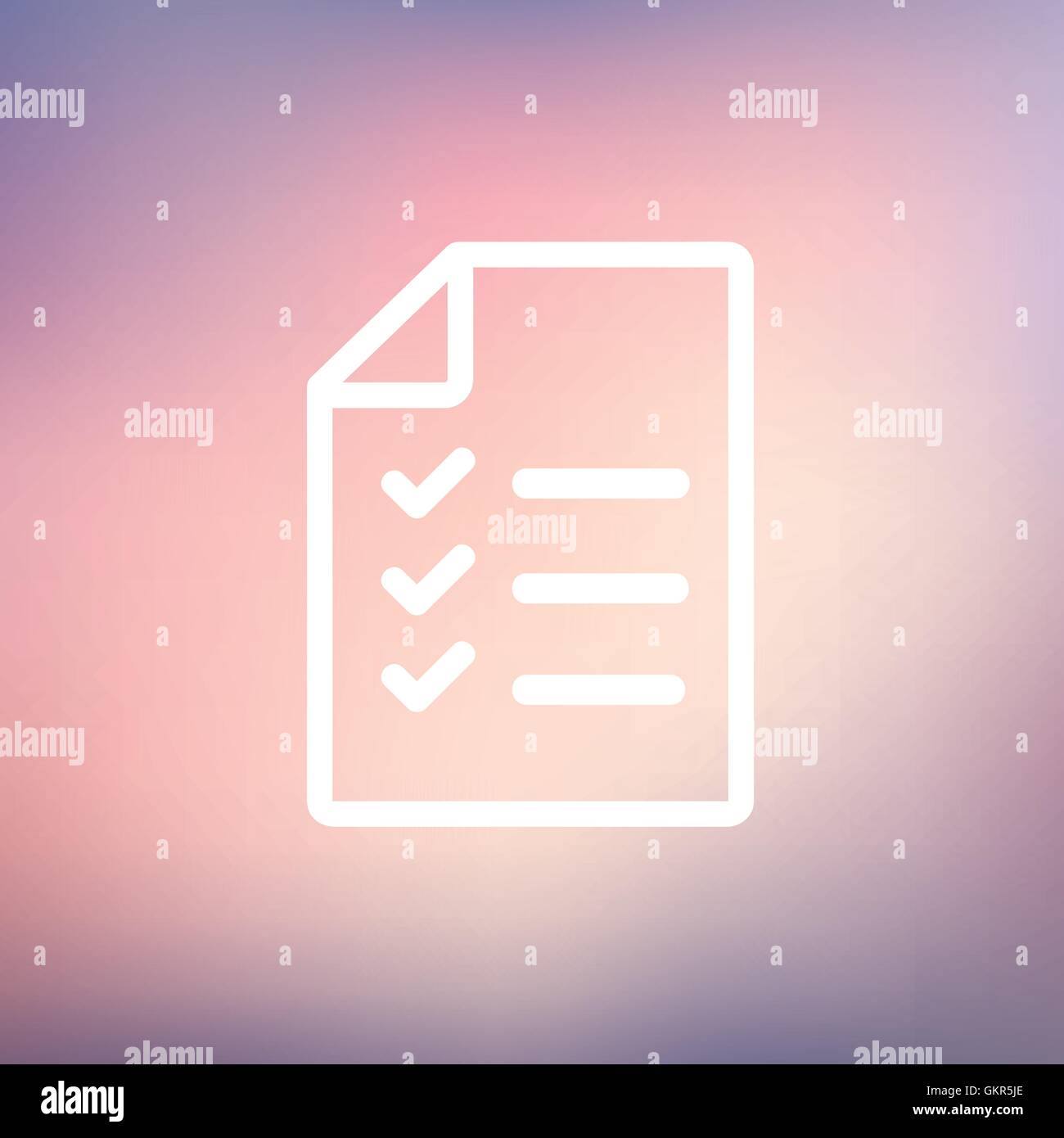 Data clipboard icon outline Stock Vector Images - Alamy