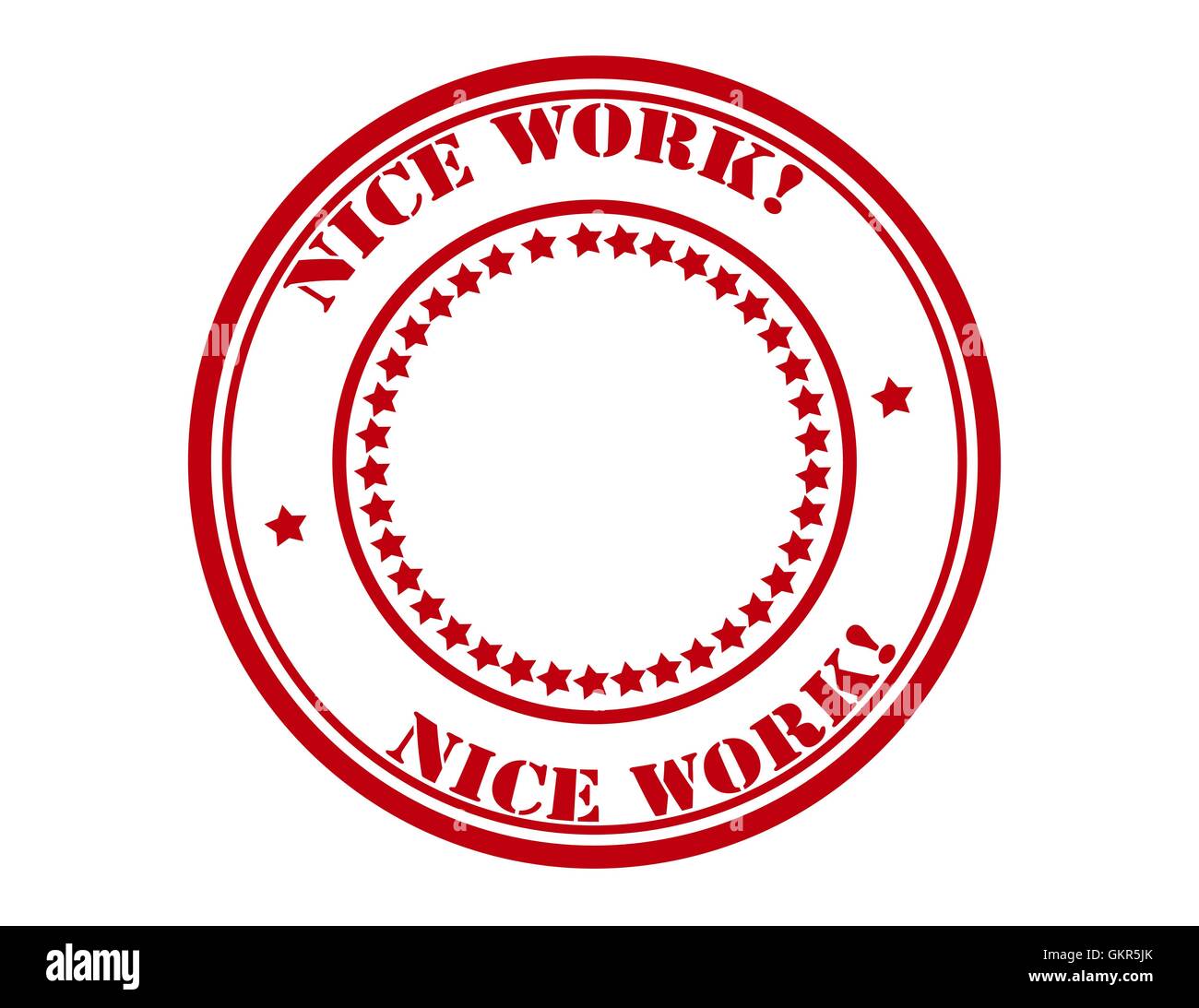 Nice work stamp hi-res stock photography and images - Alamy