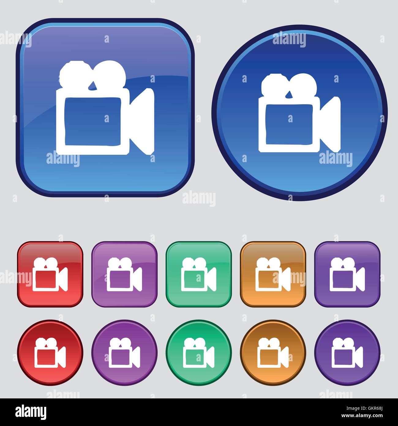 Vintage camera display Stock Vector Images - Alamy