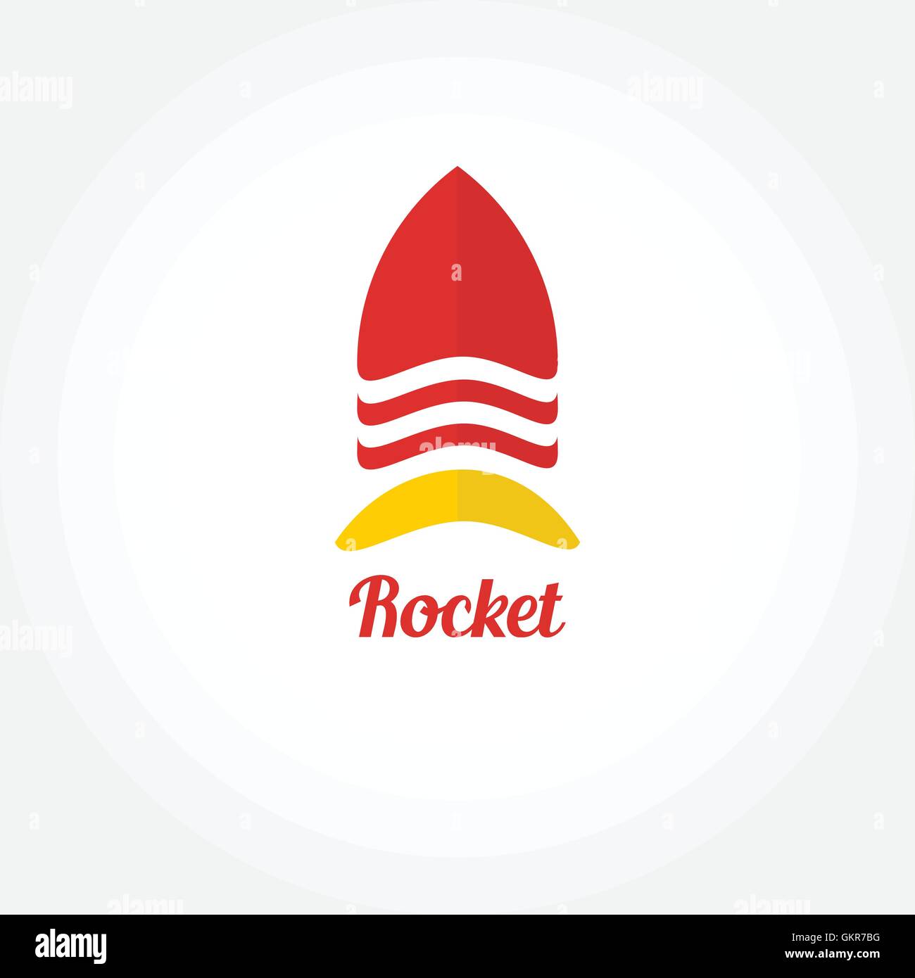 Vector rocket logo symbol. Rocket logotype icon for your buisiness ...