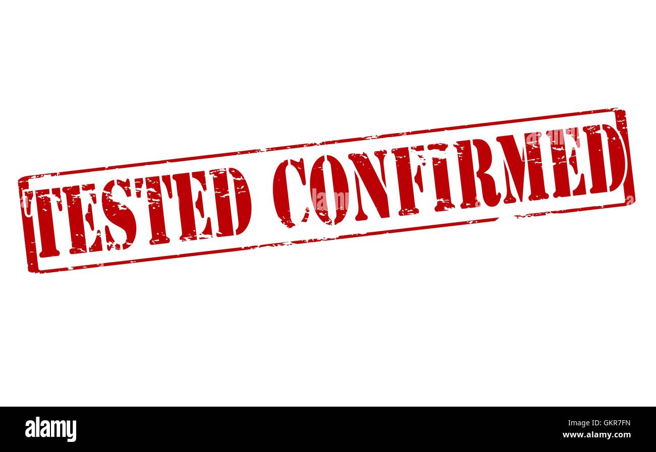 Confirmed sign Stock Vector Images - Alamy