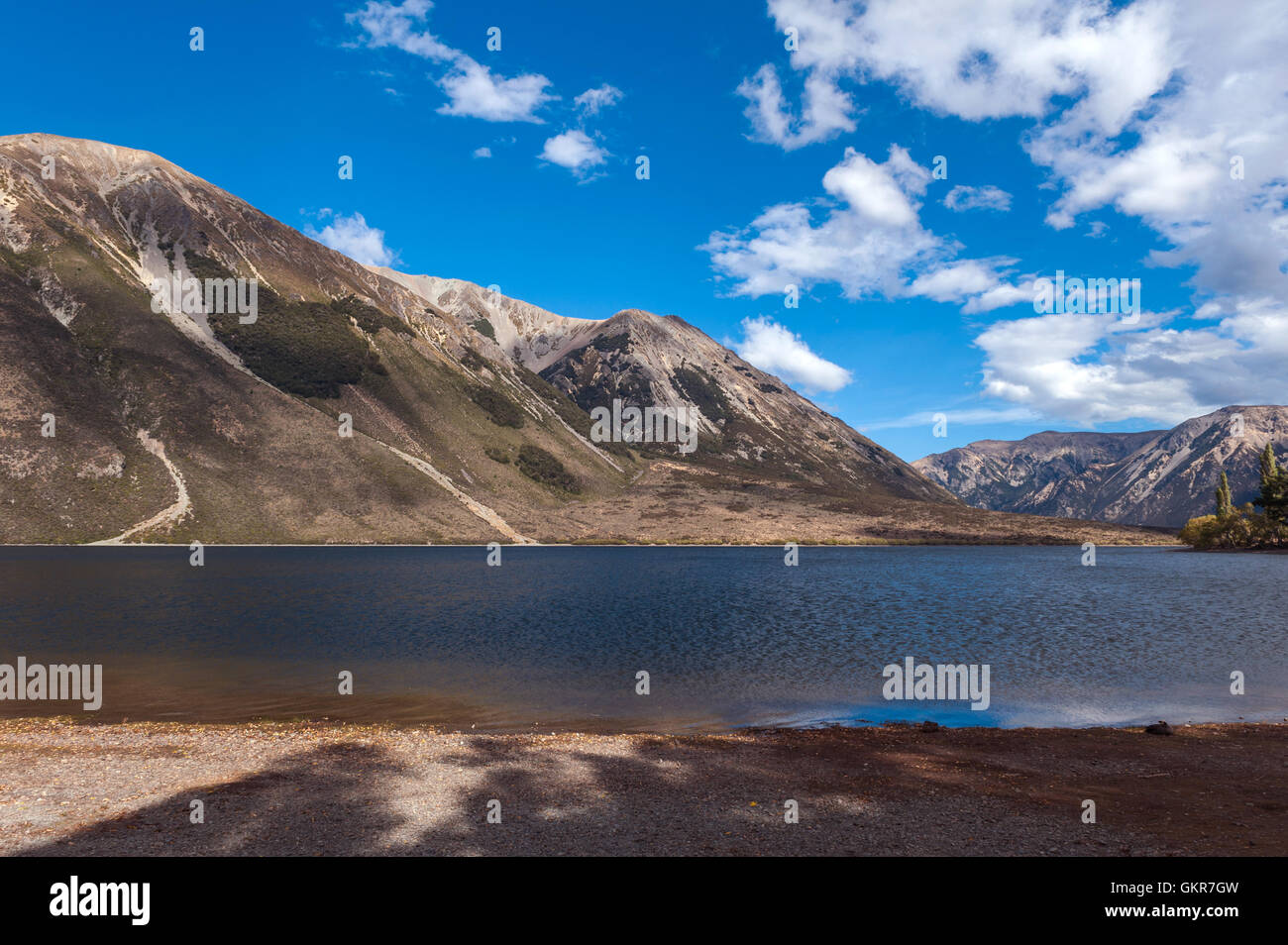 Lake Pearson / Moana Rua Wildlife Refuge located in Craigieburn Forest ...