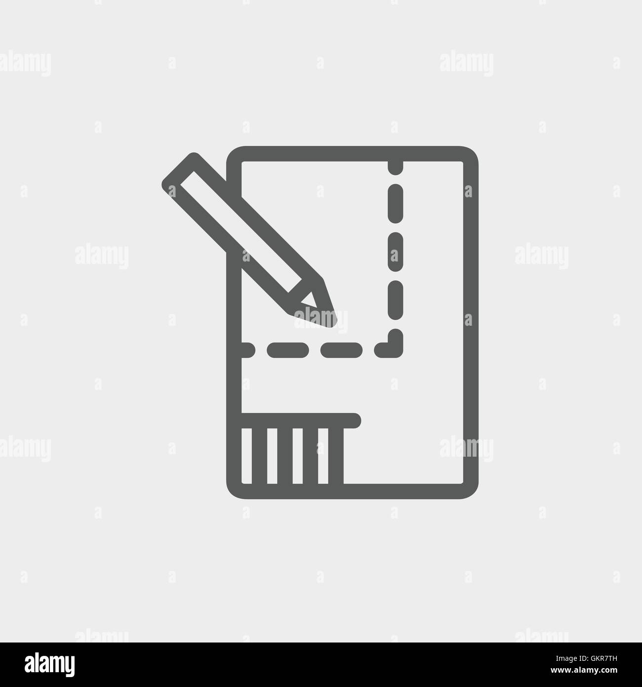 Icon select paper hi-res stock photography and images - Alamy