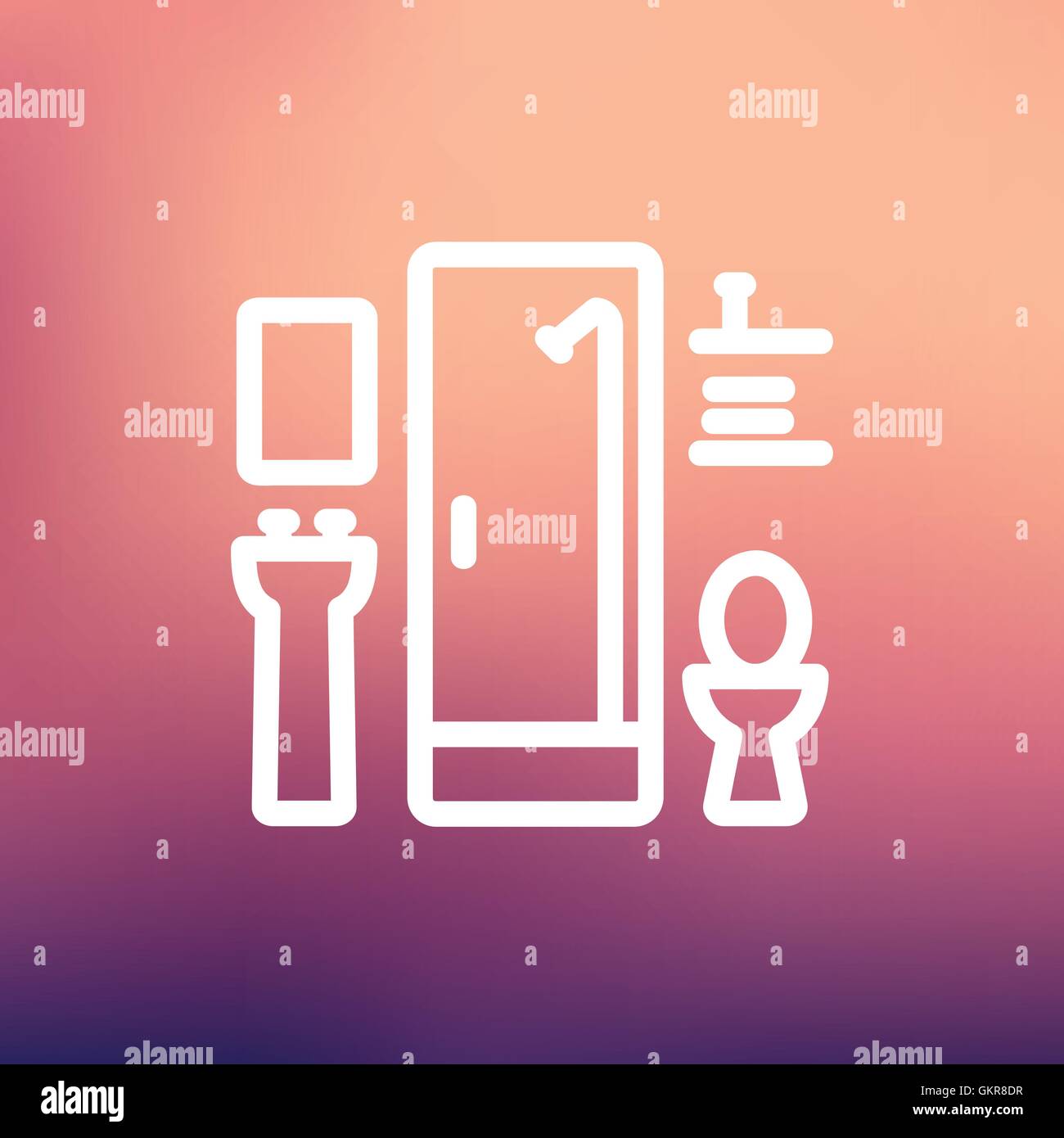 Modern washing line Stock Vector Images - Alamy