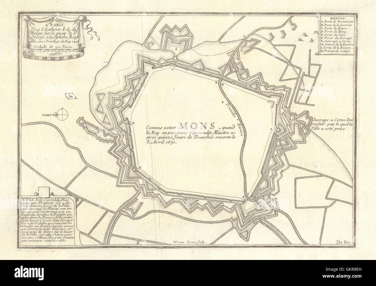 1691 map hi-res stock photography and images - Alamy