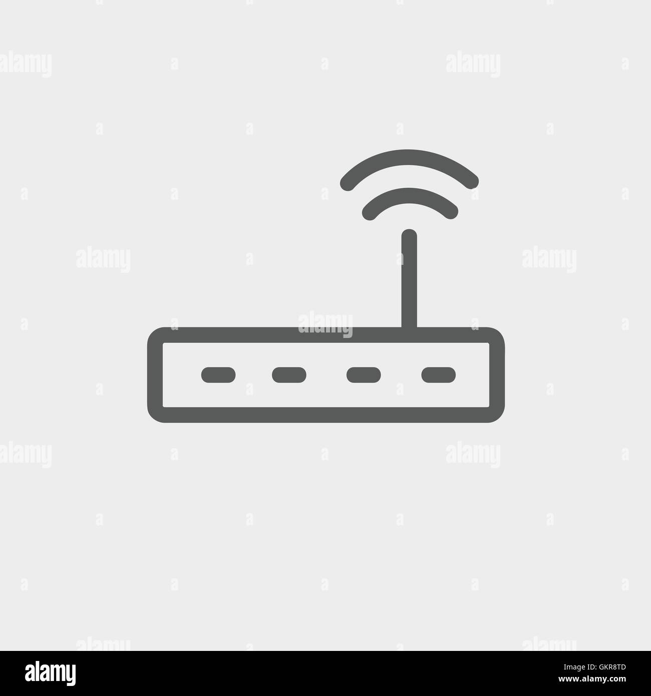 Router icon design Black and White Stock Photos & Images - Alamy