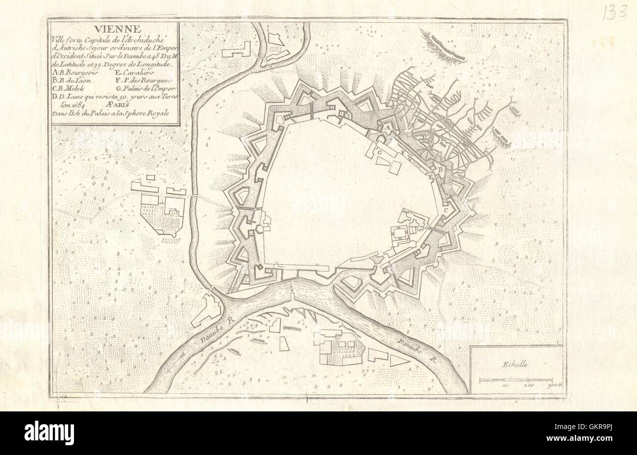 Map of vienna 18th century hi-res stock photography and images - Alamy