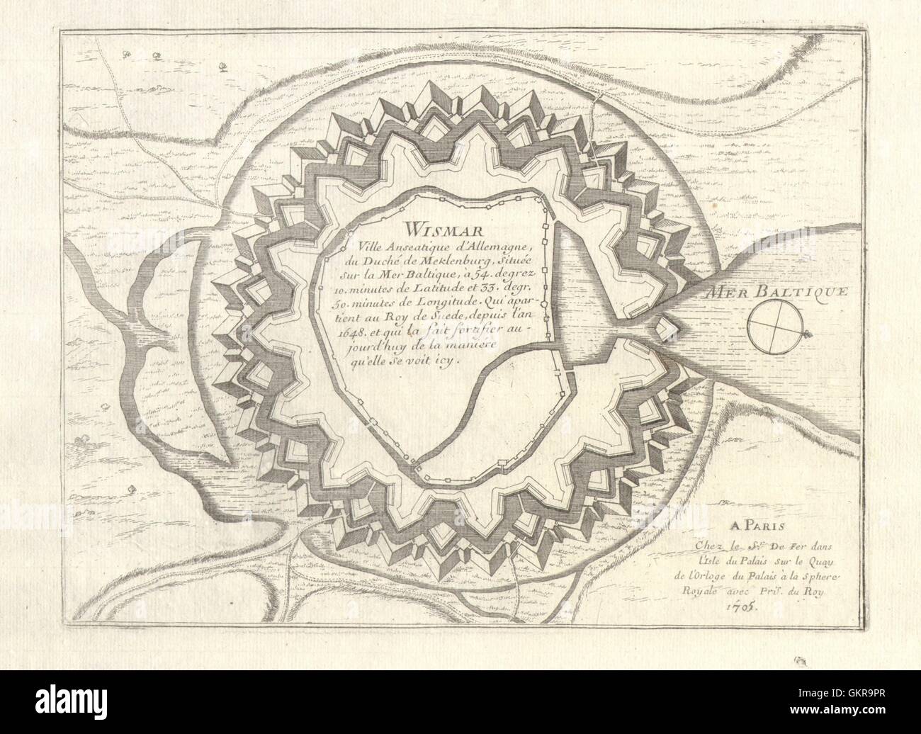 Map of wismar hi-res stock photography and images - Alamy
