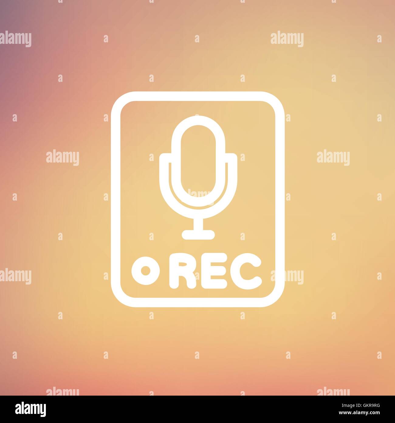 Recording song on radio Stock Vector Images - Alamy
