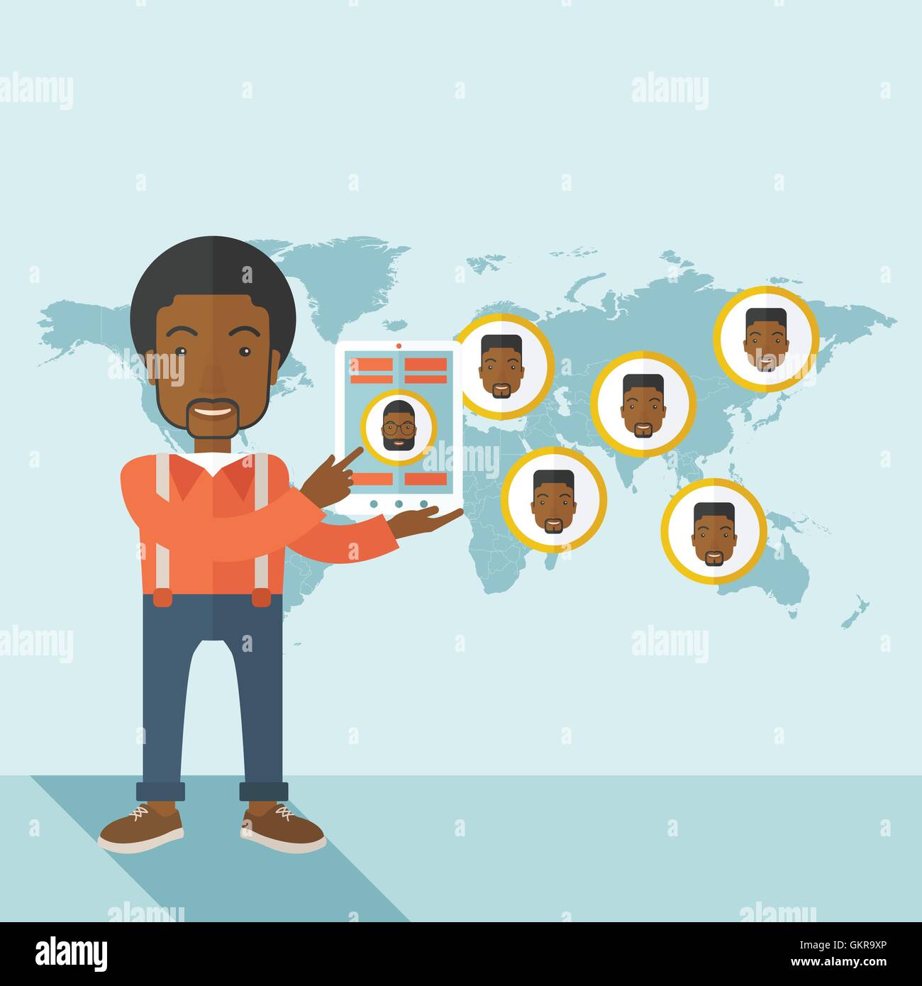 Faces world Stock Vector Images - Alamy