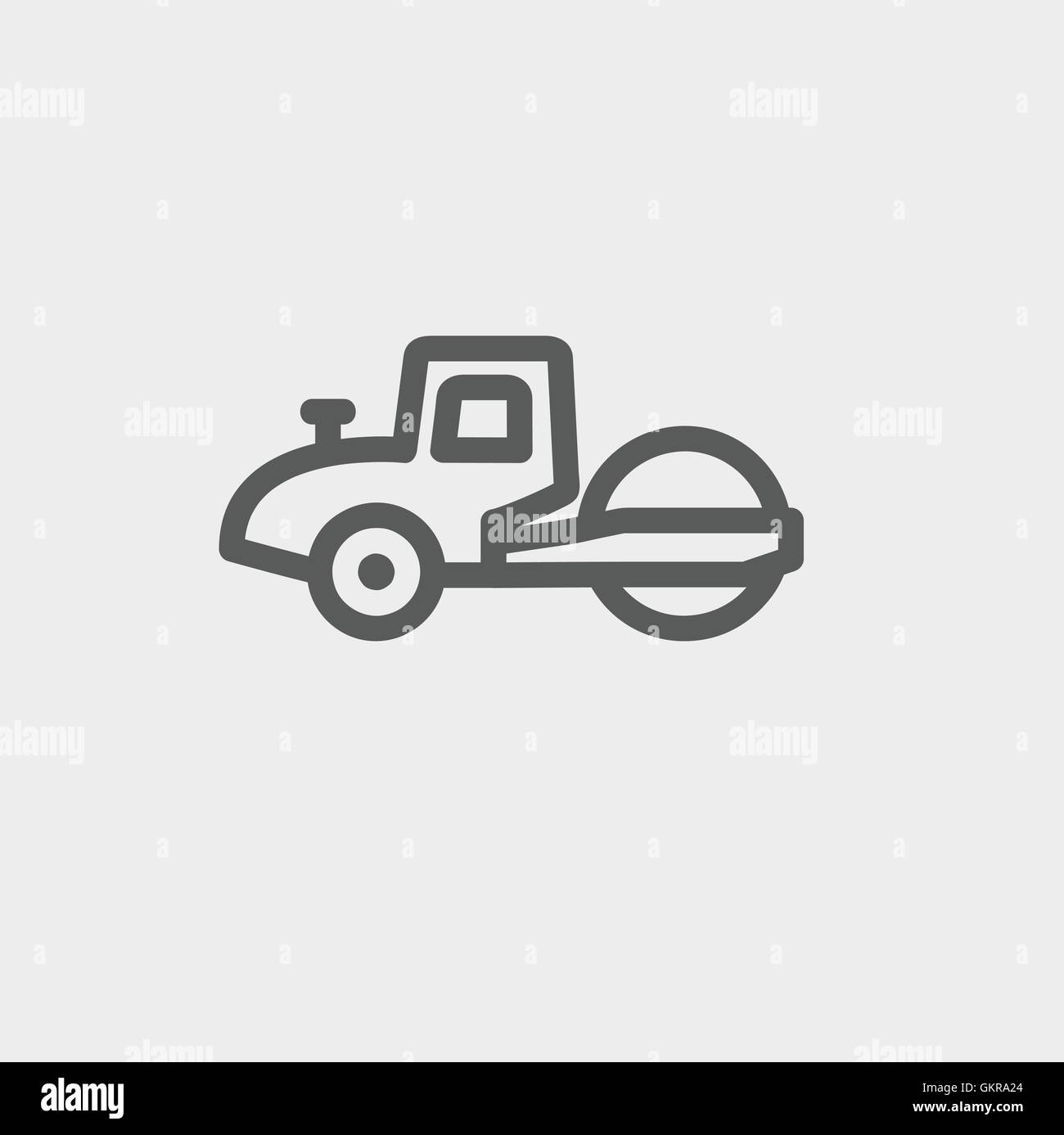 Road roller illustration vector hi-res stock photography and images - Alamy