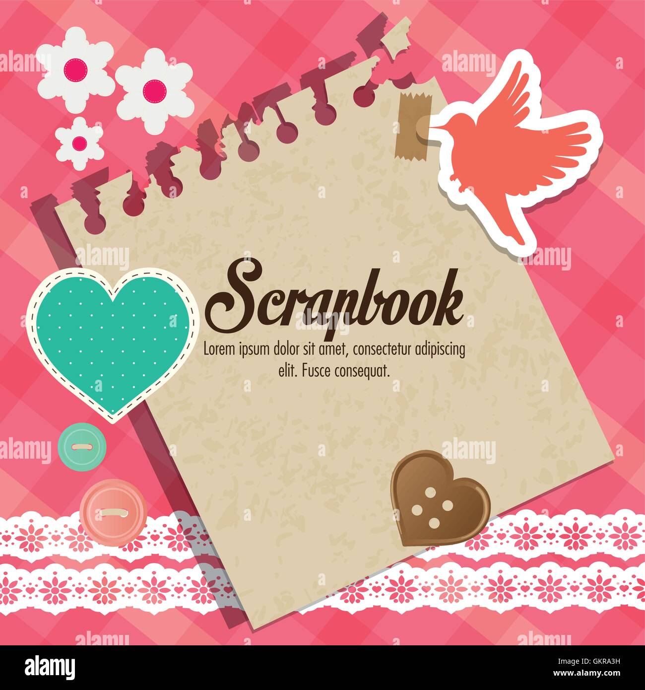 Design of Scrapbook icons, vector design Stock Vector Image & Art - Alamy