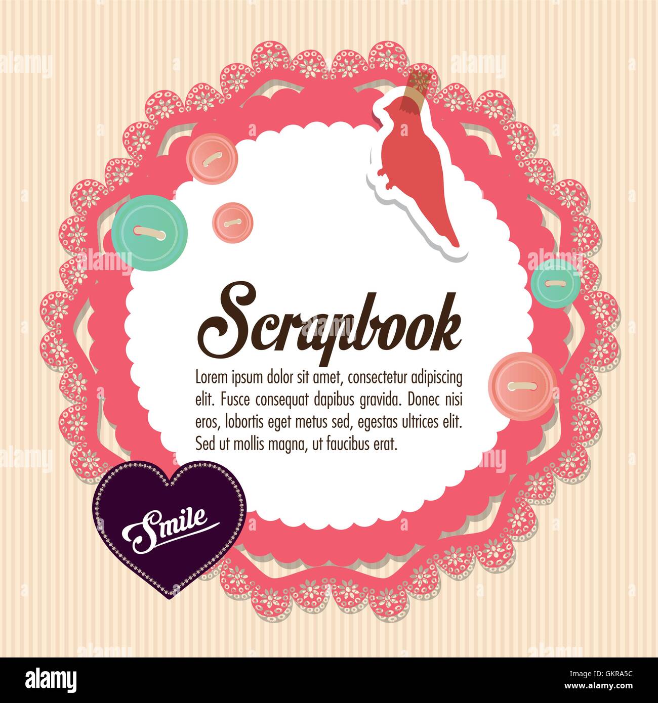 Design of Scrapbook icons, vector design Stock Vector Image & Art - Alamy