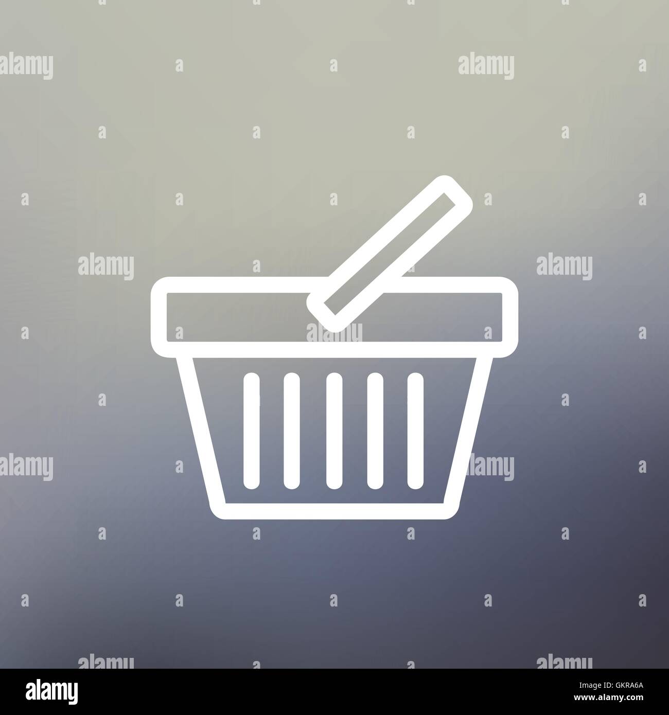 Basket icon vector Stock Vector Images - Alamy