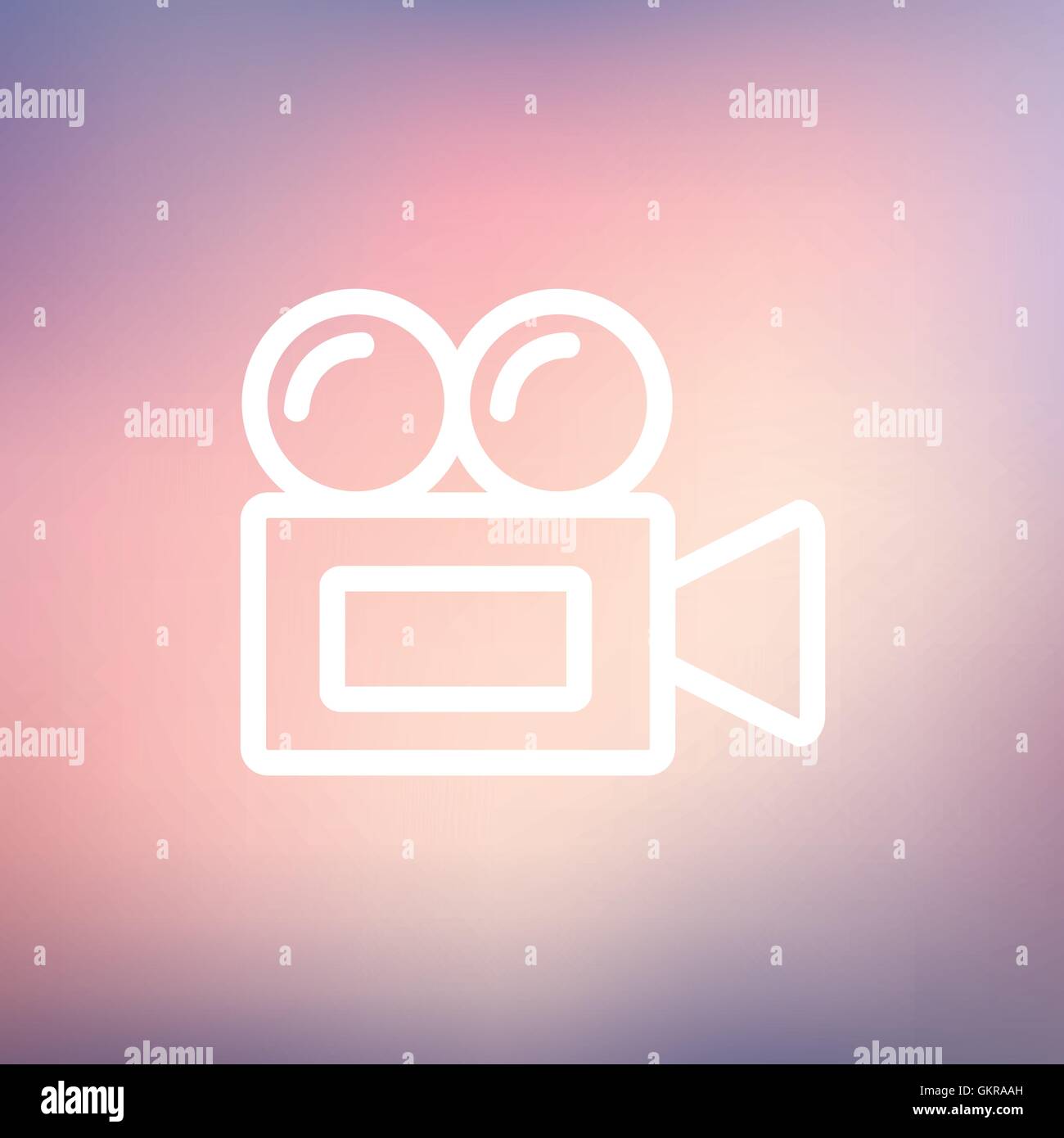Video maker icon outline Stock Vector Images - Alamy