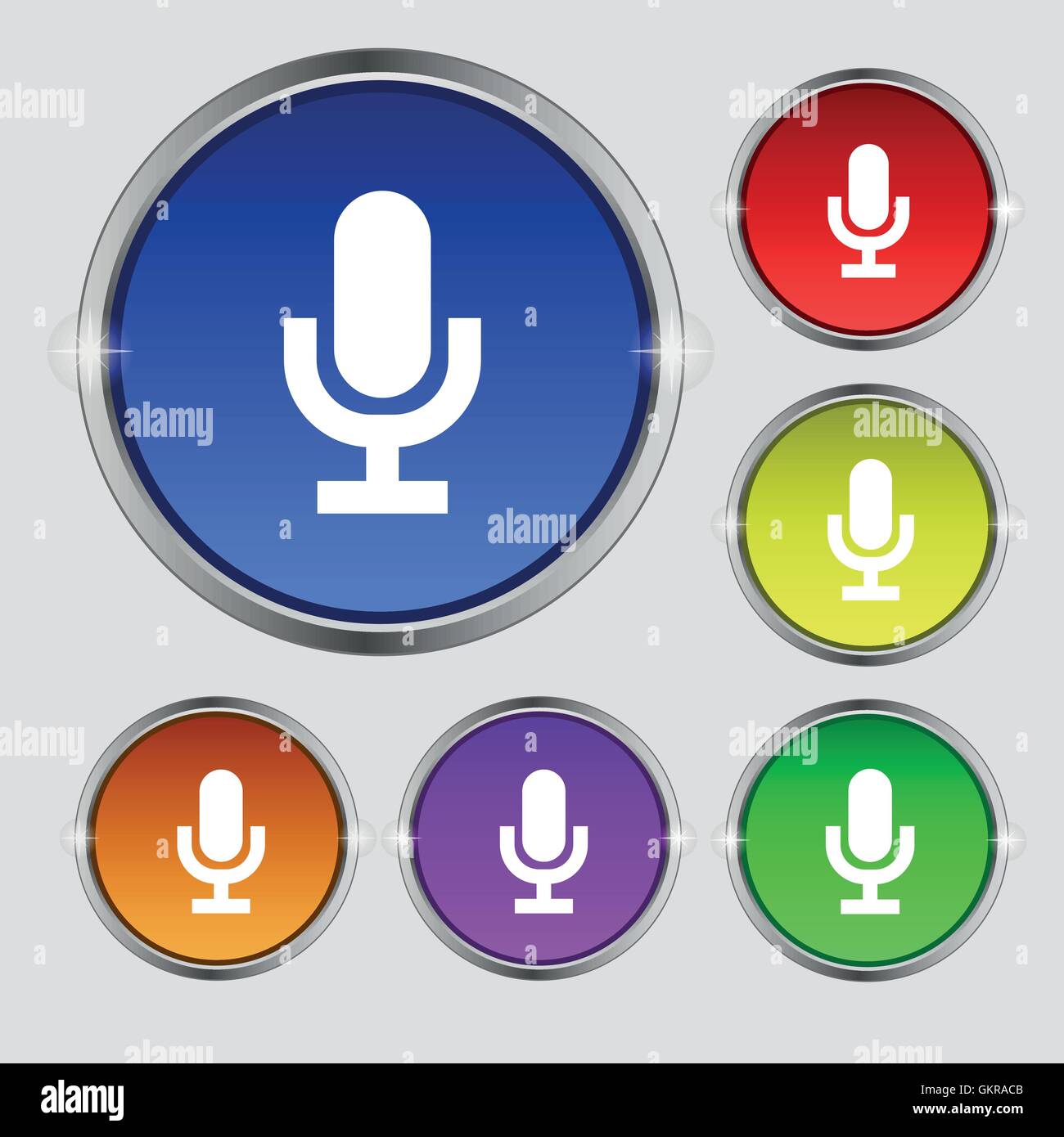 Classic microphone symbol hi-res stock photography and images - Alamy